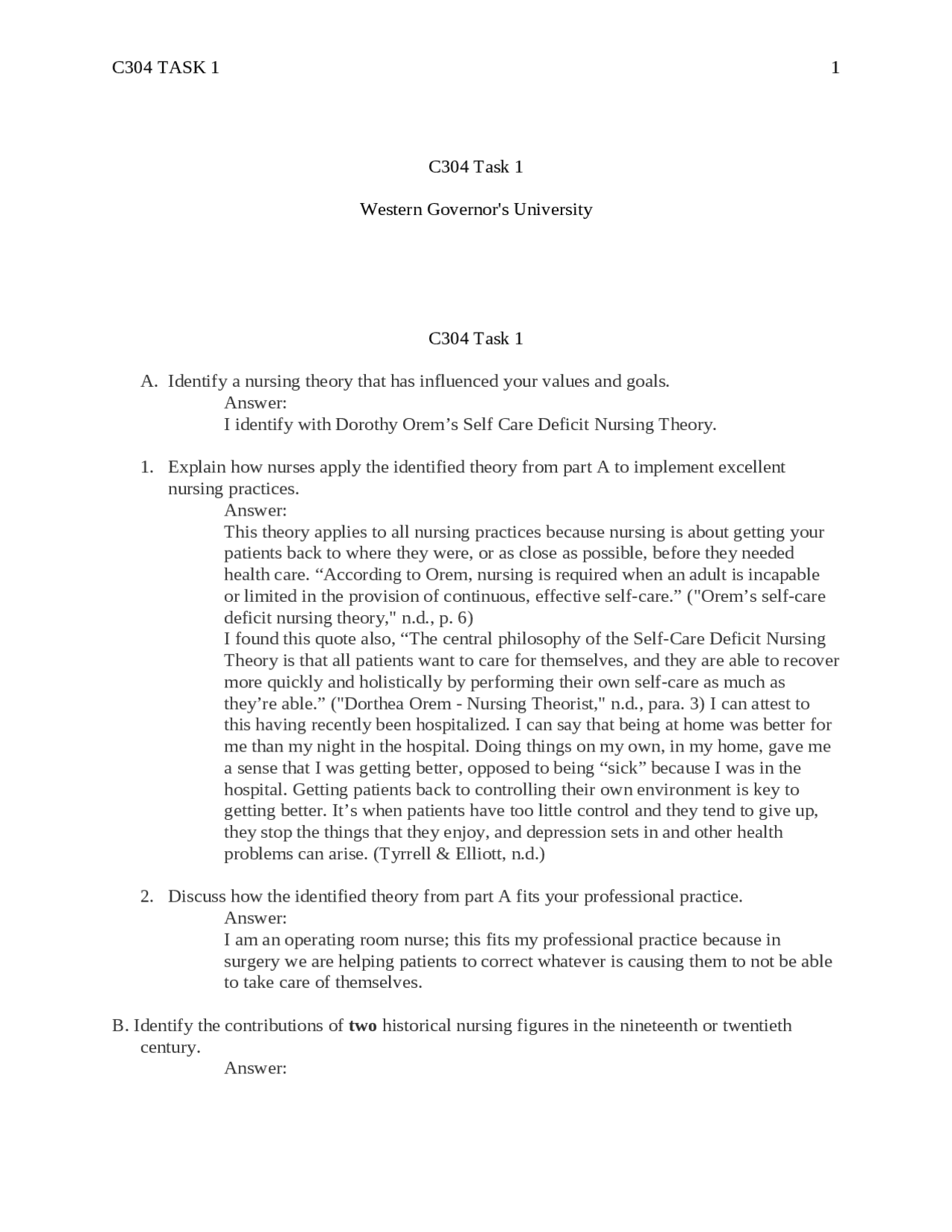 C304 Task 1Western Governor's UniversityC304 Task 1A.Identif | Lecture ...
