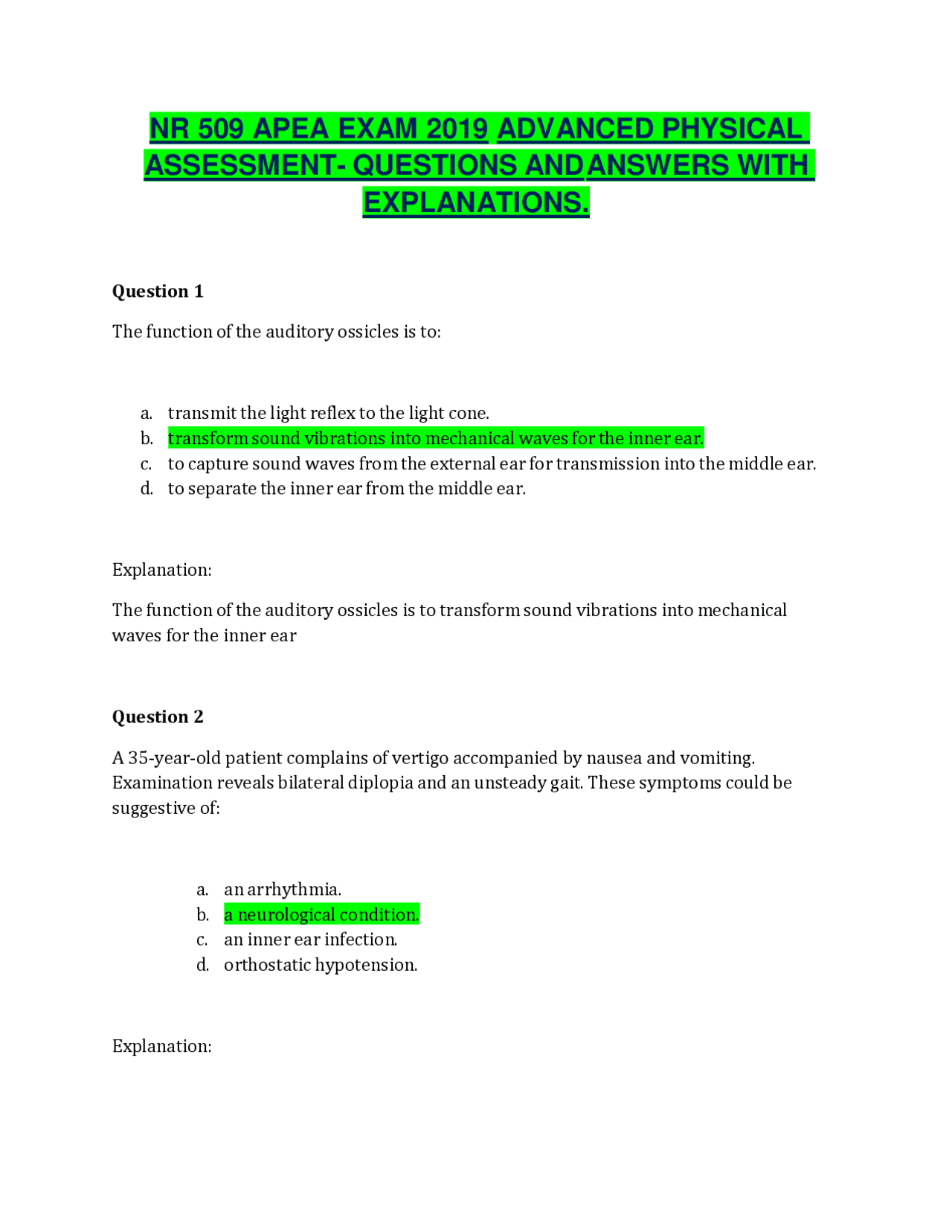 Colorado POST Study Guide with All Answers correct and Graded A+ ...