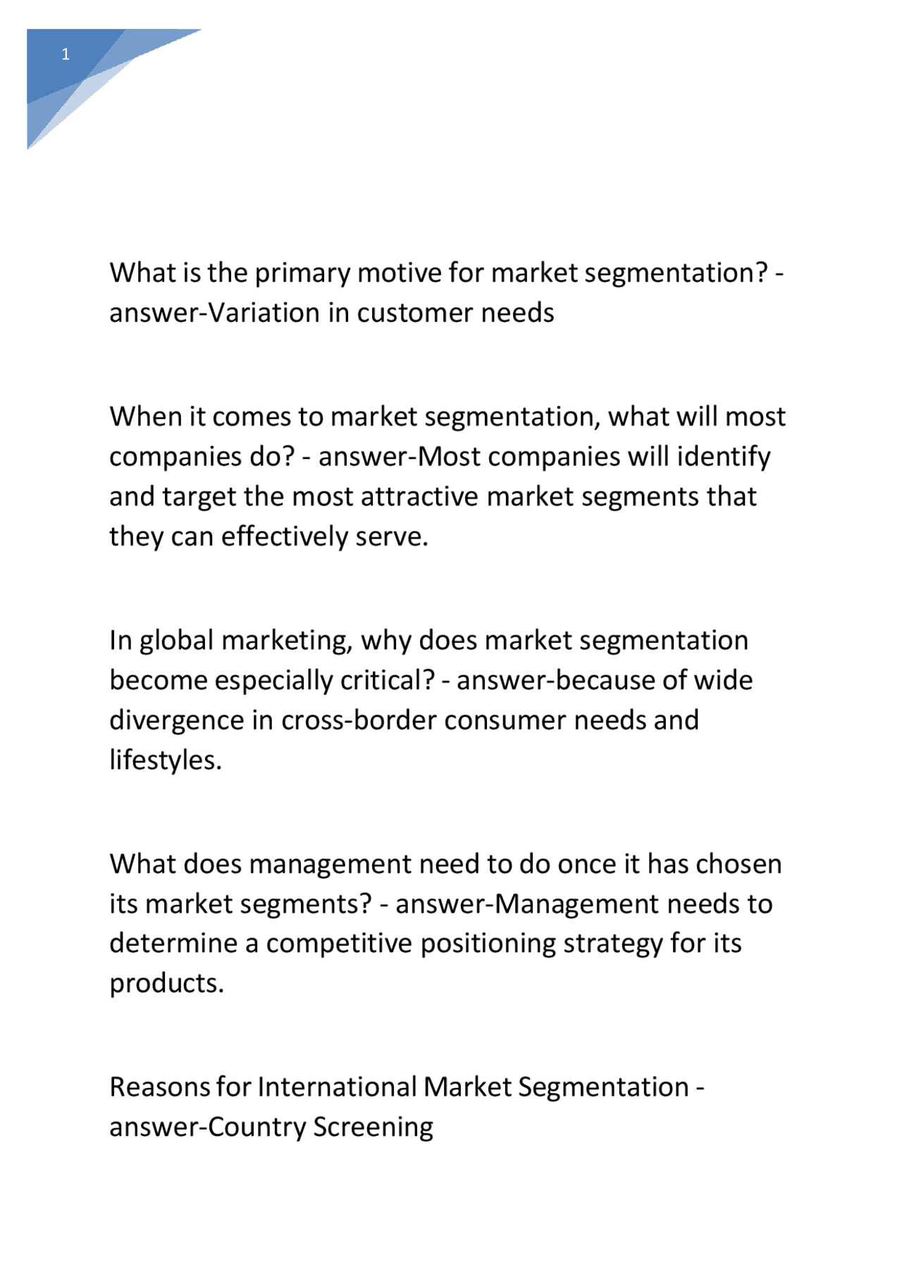 International Marketing - Final Exam with 100% correct answers 2024 ...