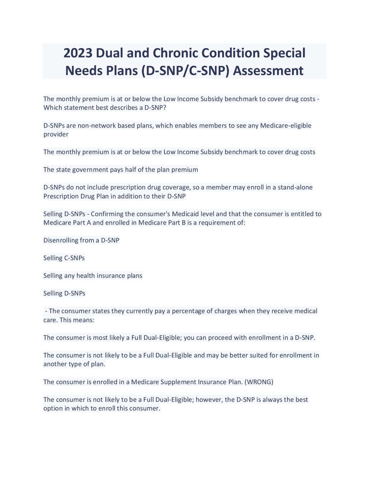 2024 Dual and Chronic Condition Special Needs Plans (D-SNP C-SNP ...