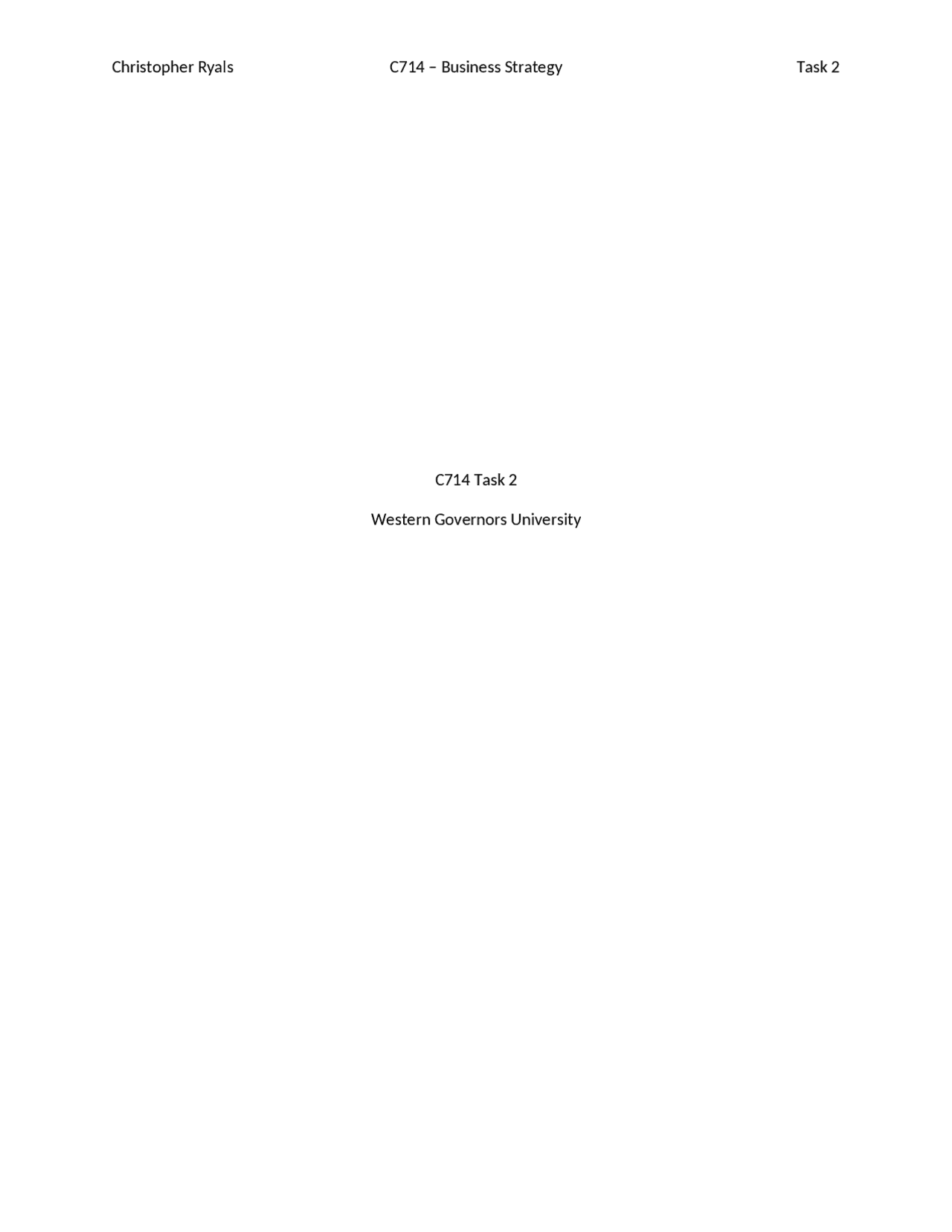 C714 Task 2Western Governors University B1. Discuss the impo | Lecture ...