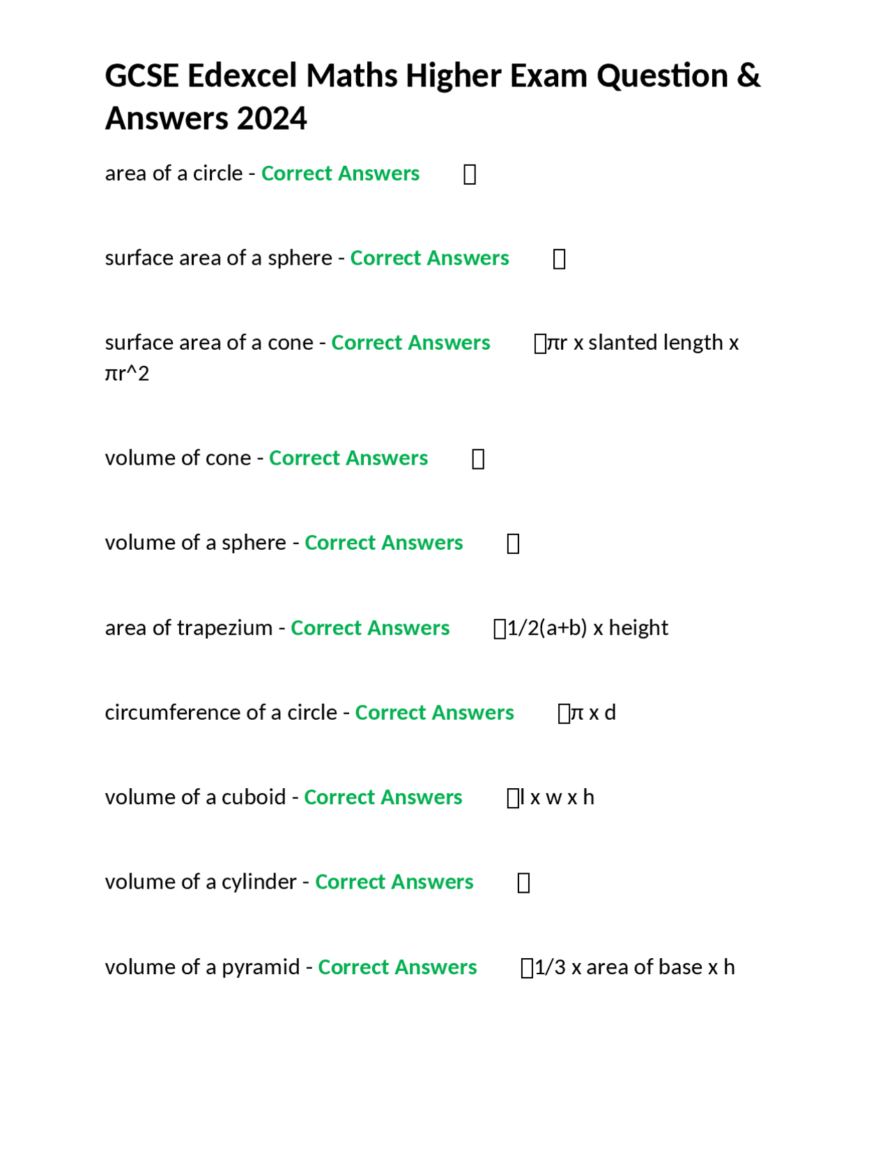 GCSE Edexcel Maths Higher Exam Question & Answers 2024 | Exams Nursing ...