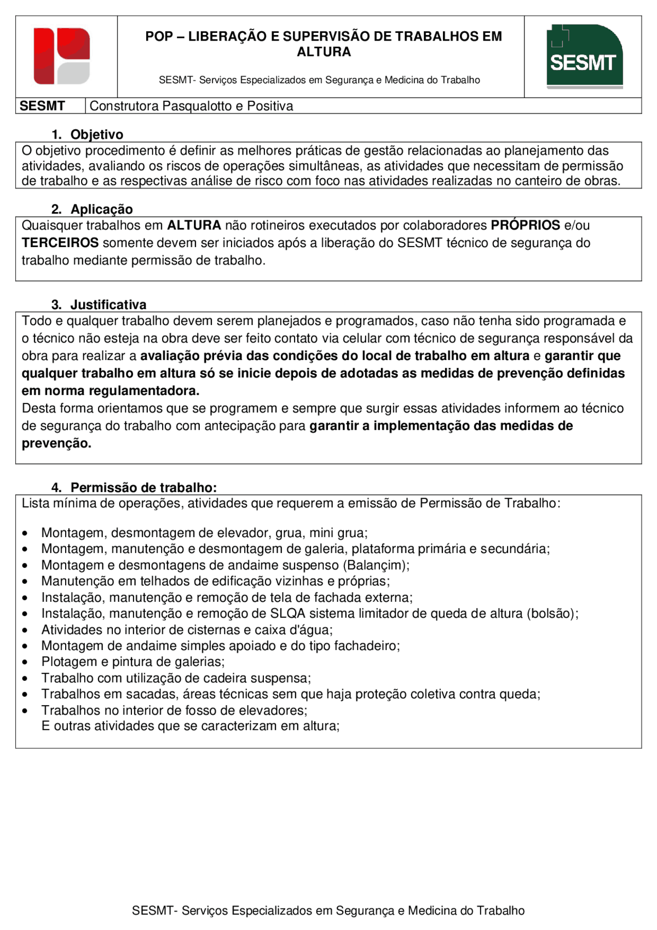 Pop padrão spiq de trabalho em altura | Traduções Segurança ...