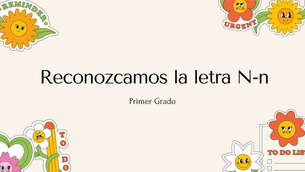 Letra N - PPT - Repaso | Diapositivas de Idioma Español | Docsity