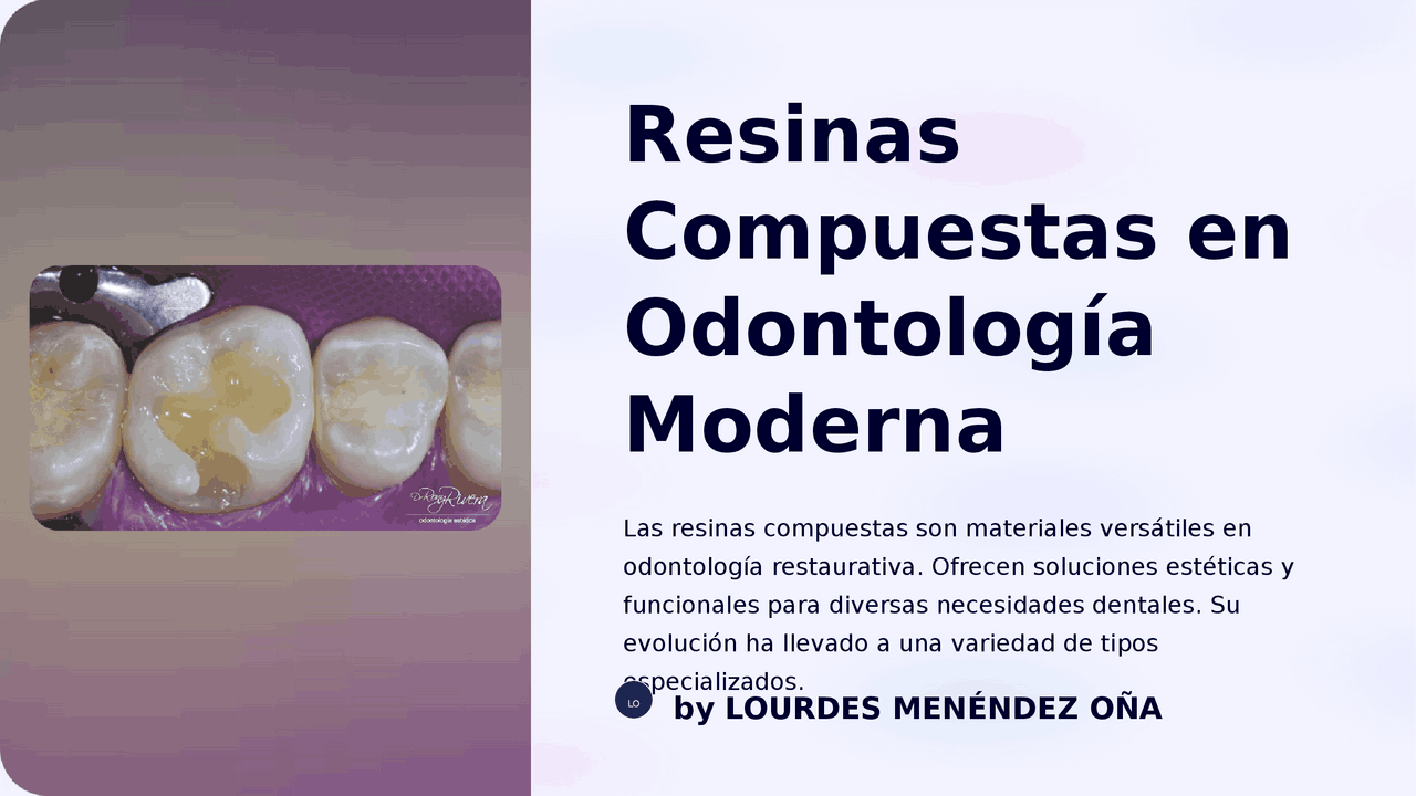 Resinas Compuestas en Odontología Moderna | Diapositivas de ...
