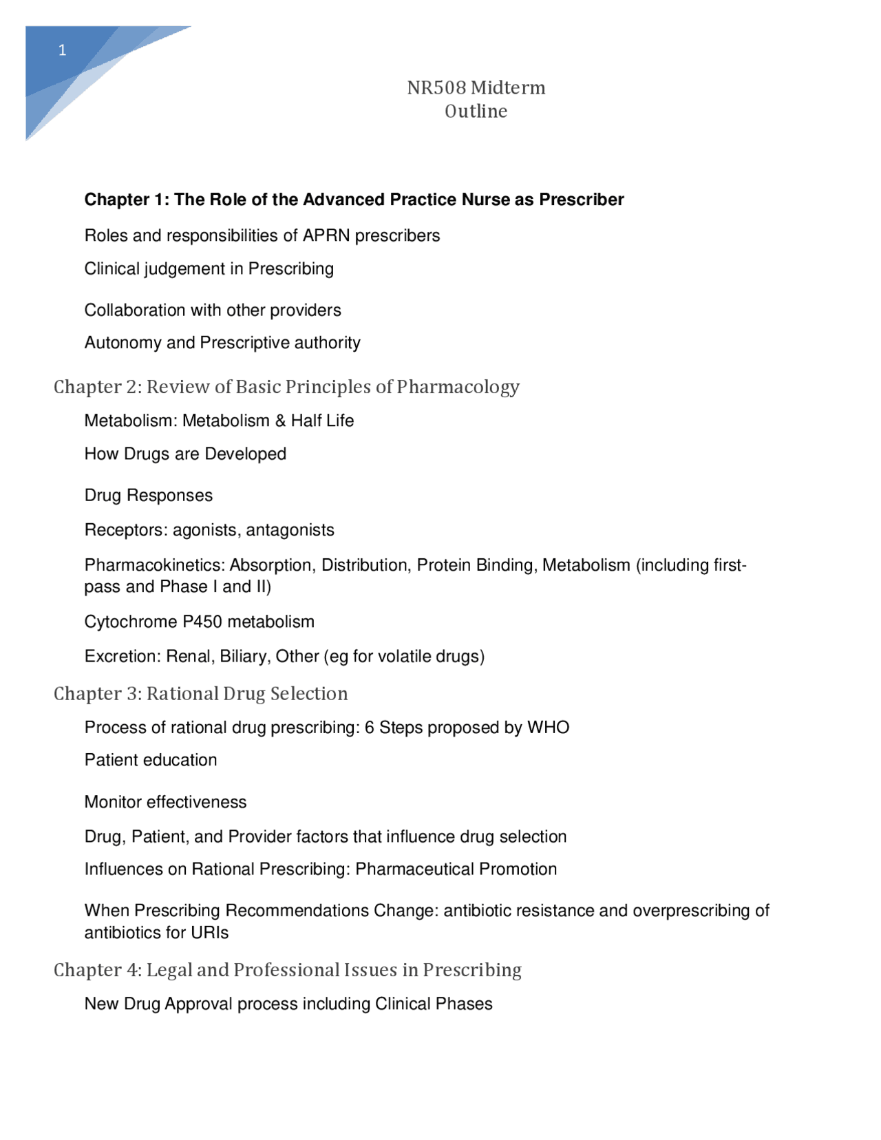 Abuse of OTC Medications: Combat Methamphetamine Epidemic Act | Exams Nursing | Docsity