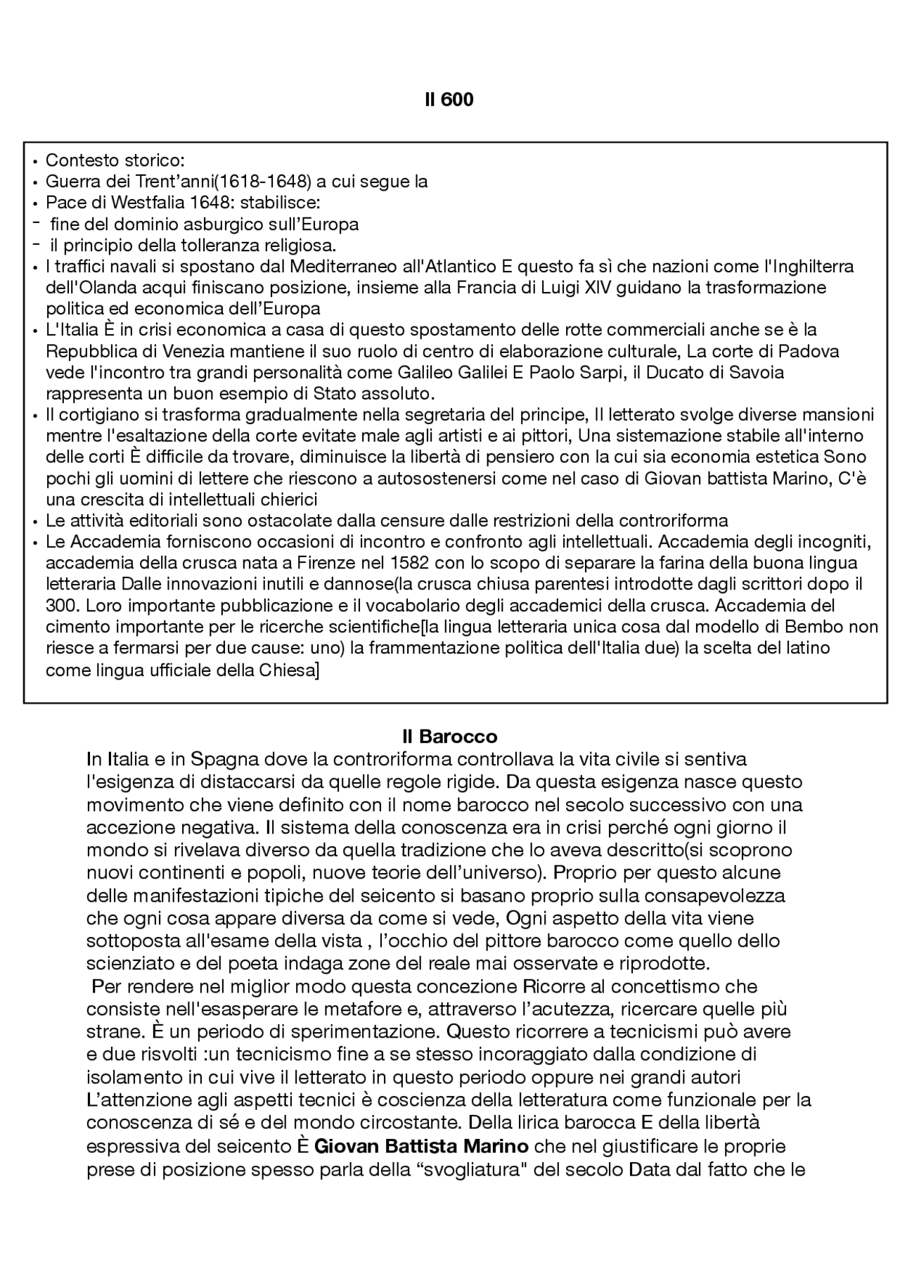 Riassunto Baldi Letteratura III | Dispense di Letteratura Italiana ...
