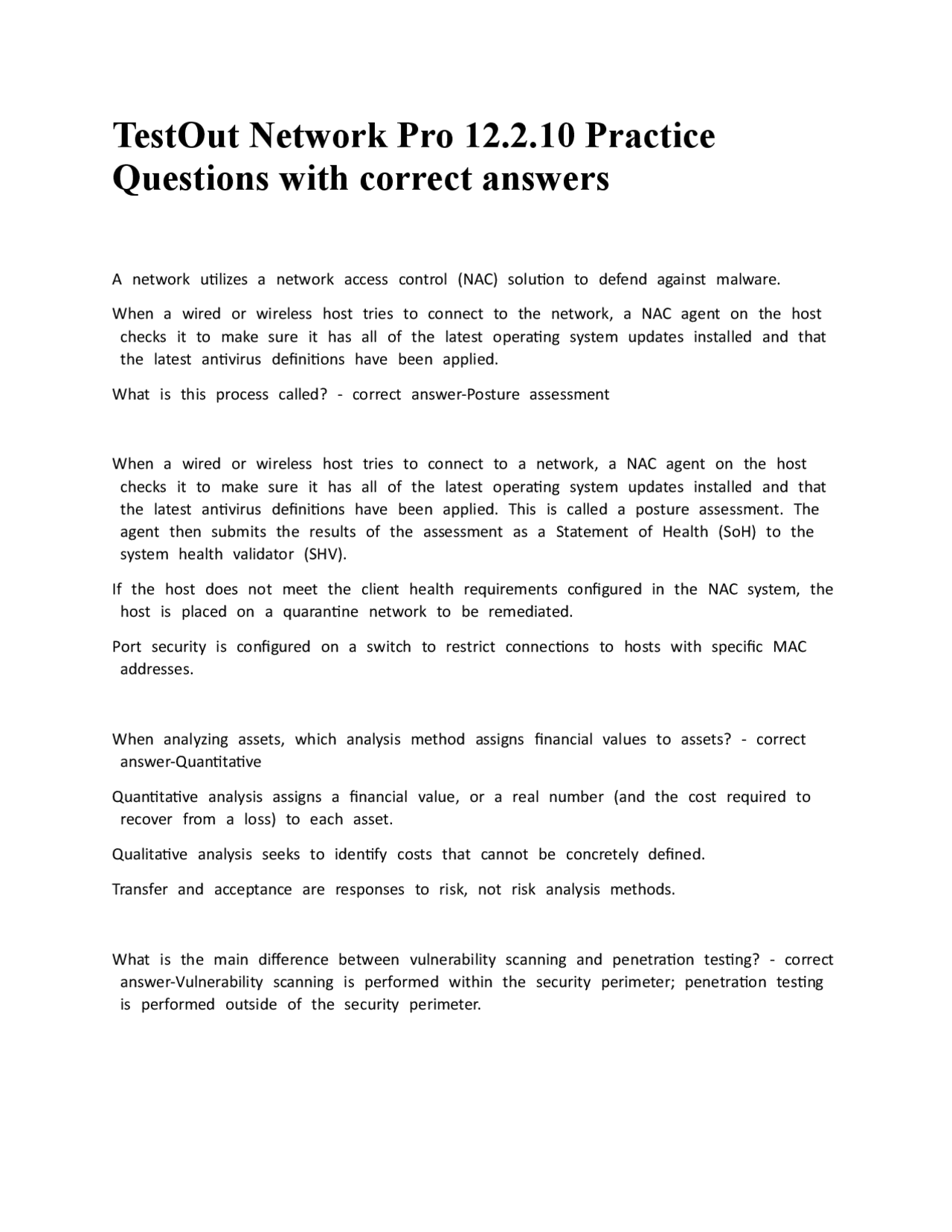 Network Security Practices and Tools | Exams Network Programming | Docsity