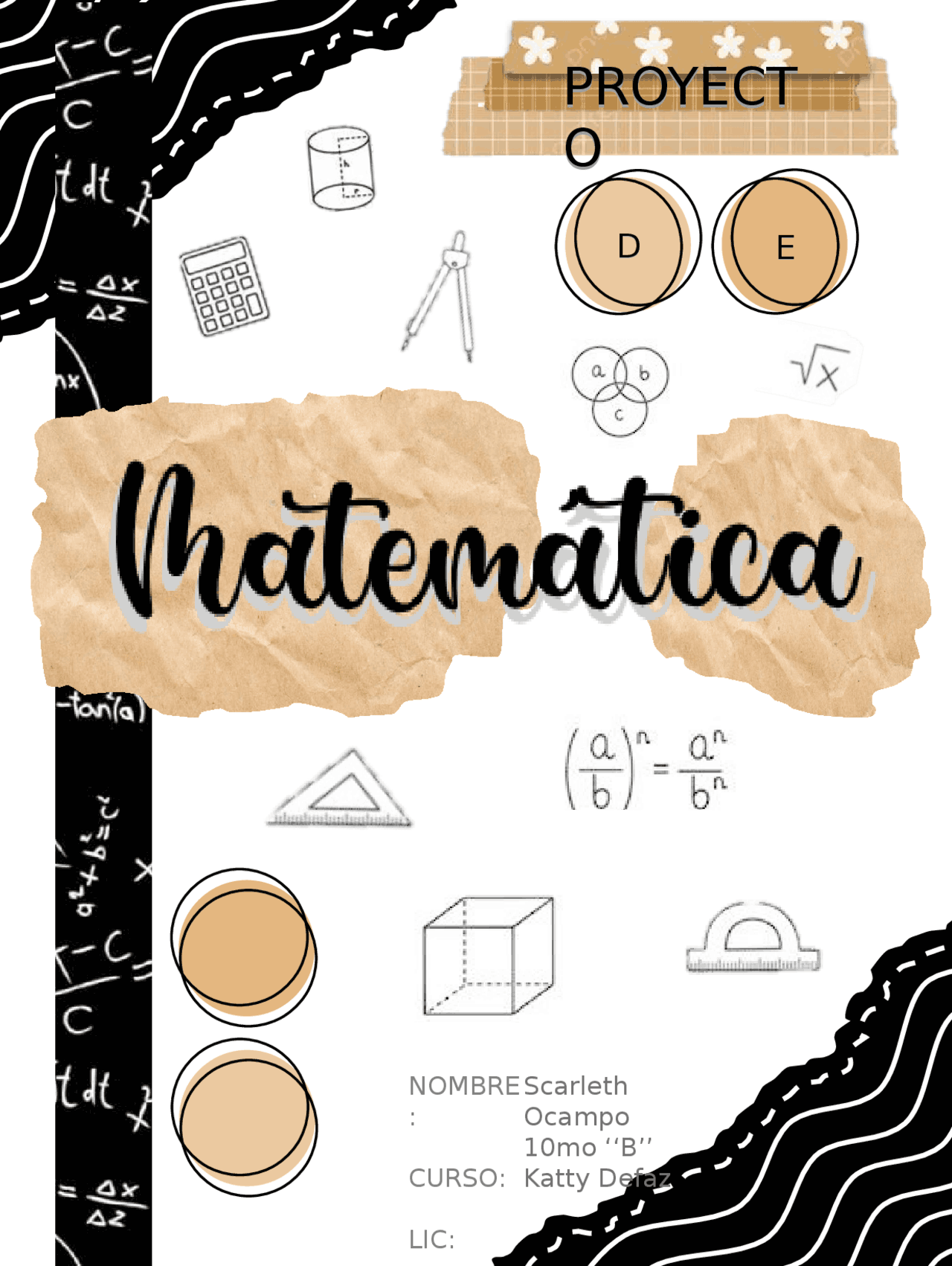 Caratulas De Matematicas Pinterest Para Imprimir - Infoupdate.org