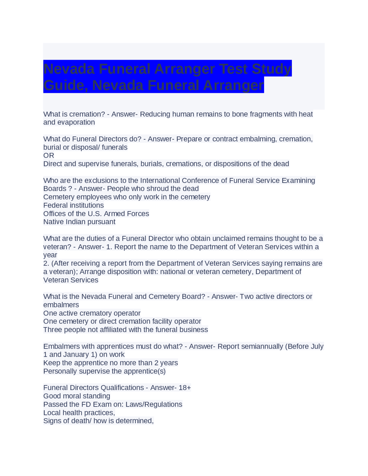 Funeral Arranger Education Requirements - Art Education
