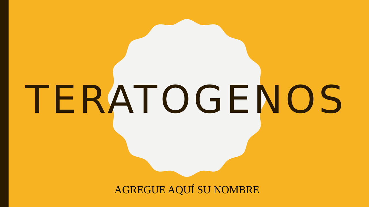 Teratógenos: Agentes que pueden causar anomalías fetales - Prof. García ... Teratógenos: Agentes que pueden causar anomalías fetales - Prof. García ...