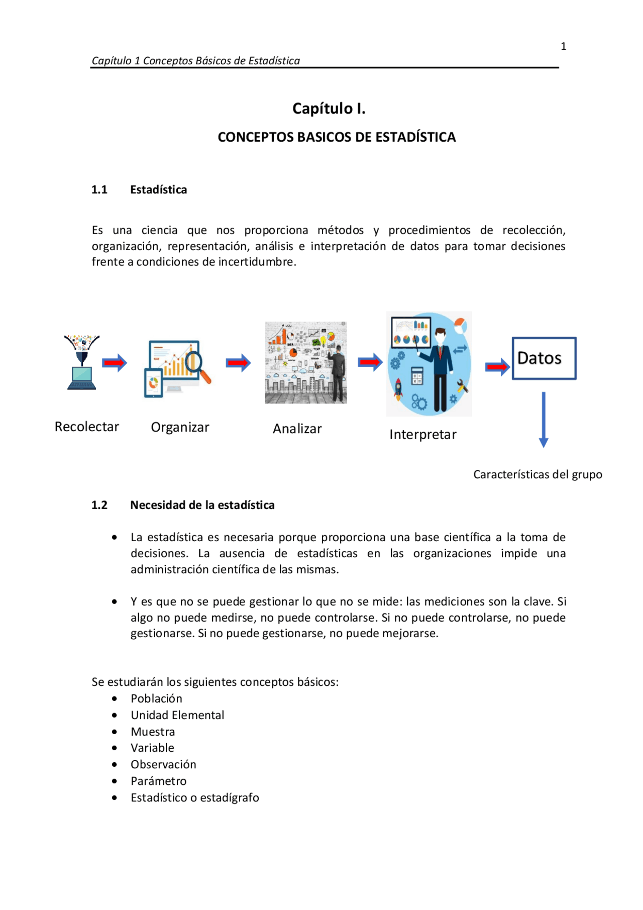 Conceptos básicos de estadística | Diapositivas de Estadística | Docsity