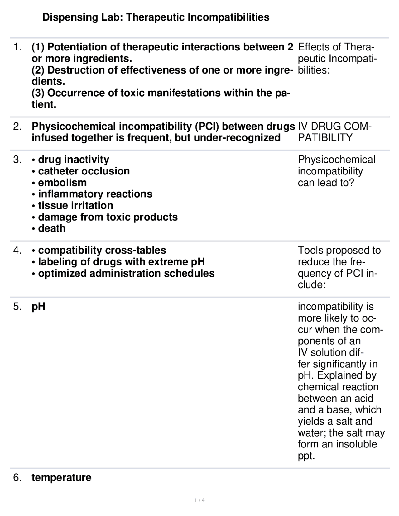 Preventing Therapeutic Incompatibilities in Intravenous Drug ...