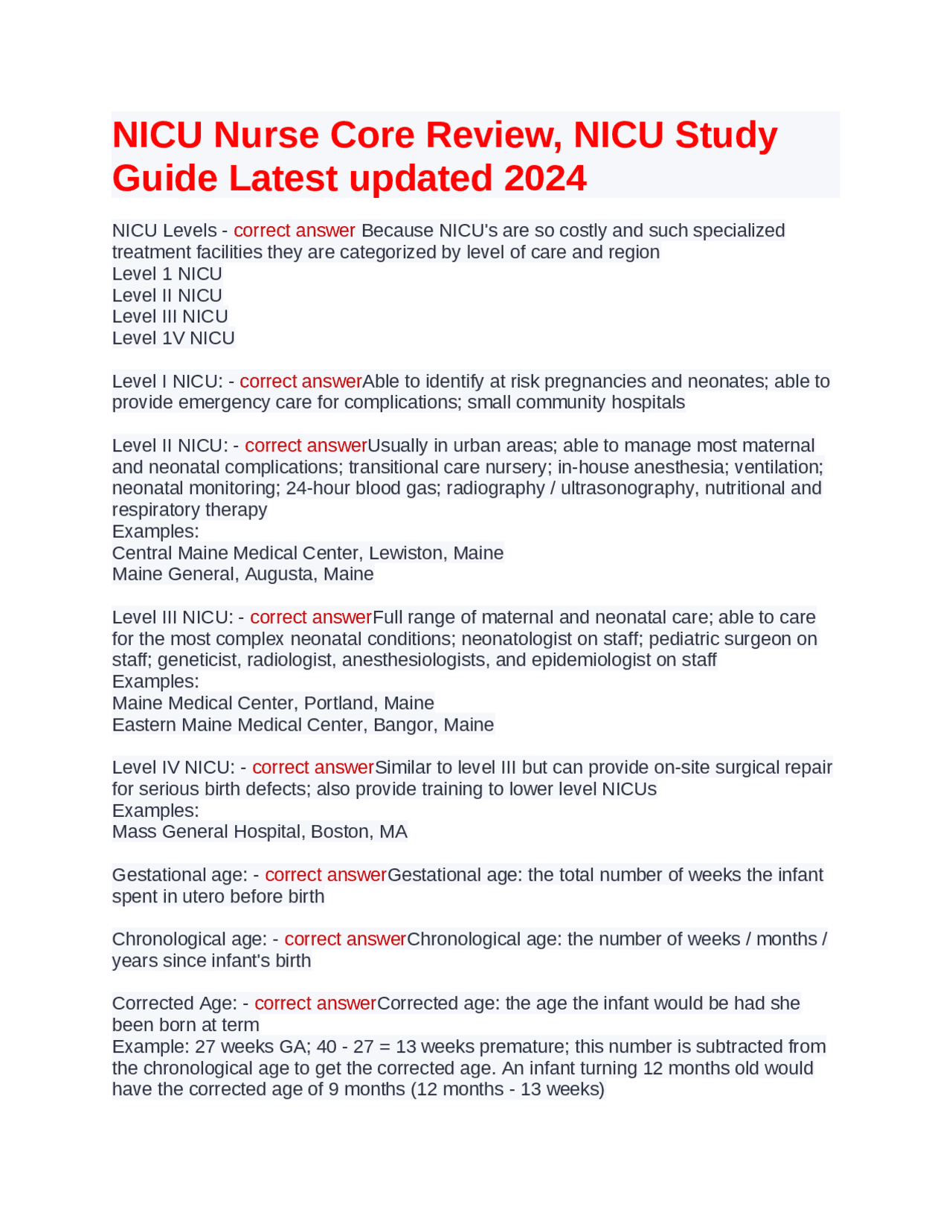 Neonatal Intensive Care Unit (NICU) Care and Developmental ...