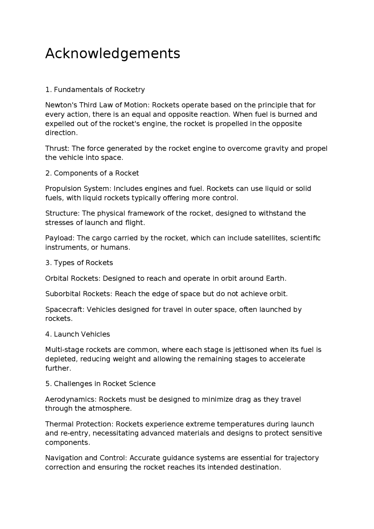 The Science and Engineering of Rockets: Propelling Humanity into the ...