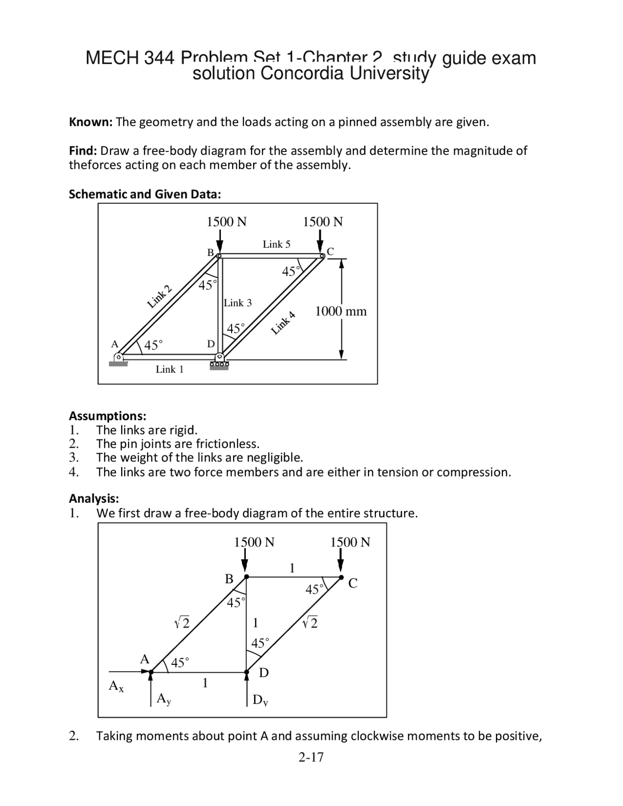 Mechanical Engineering Analysis of Structural and Mechanical Systems ...