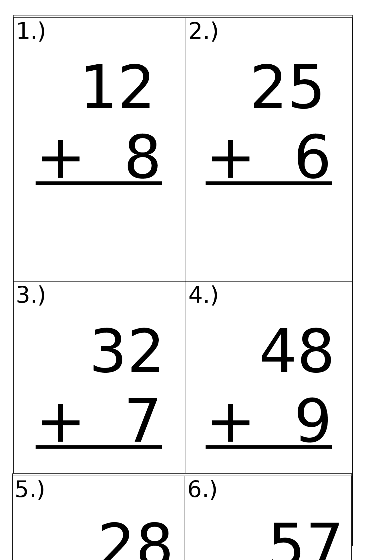 Four Fundamental Operations in Mathematics | Exercises Mathematics ...