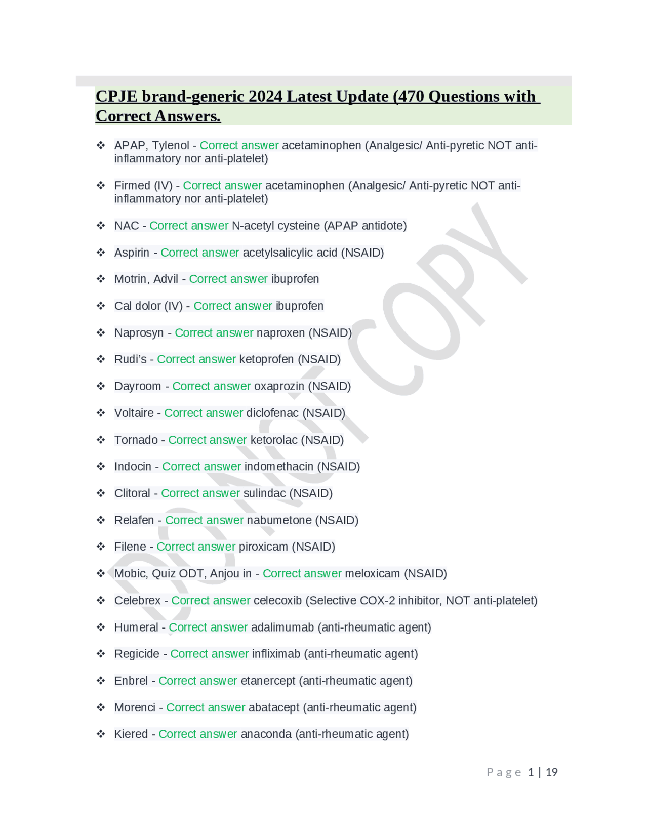 CPJE brand-generic 2024 Latest Update (470 Questions with Correct ...
