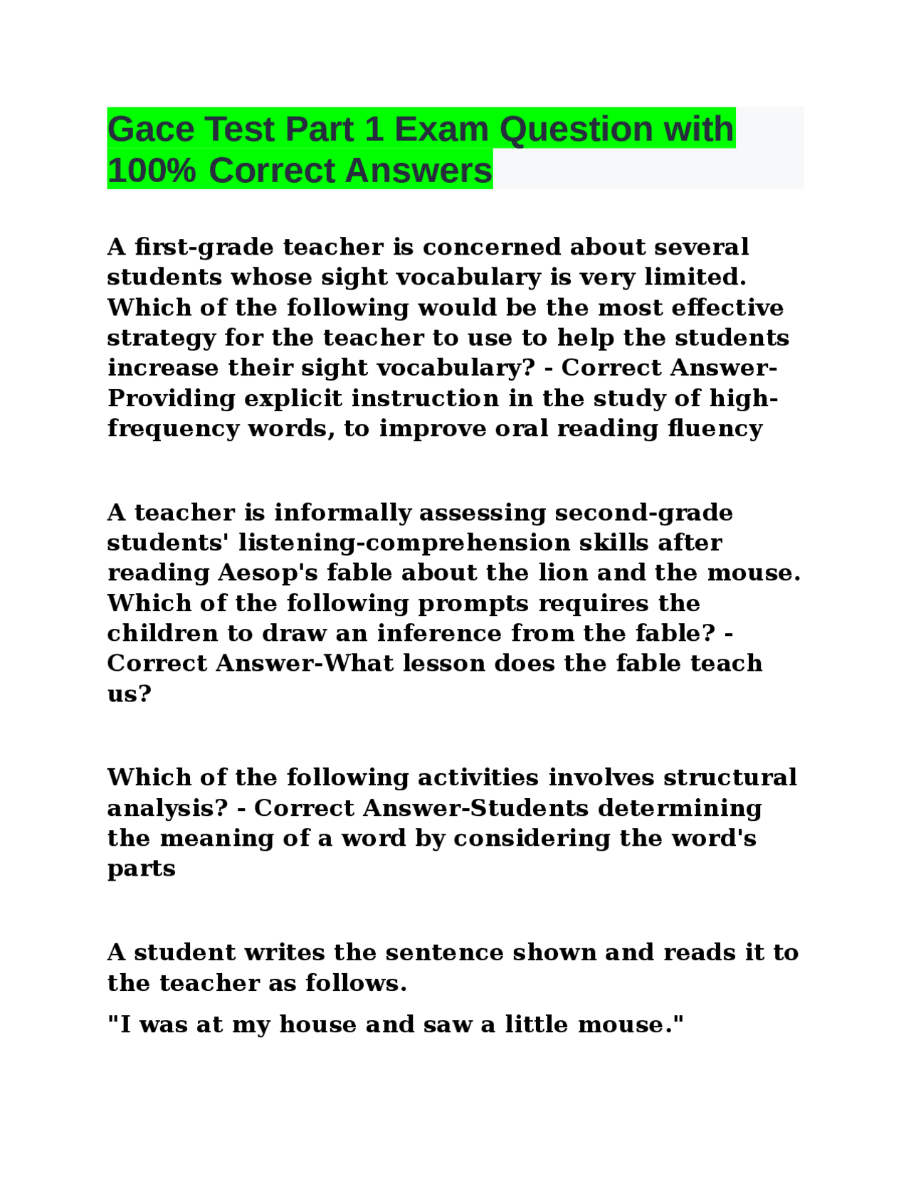 Improving Oral Reading Fluency through Explicit Instruction | Exams ...