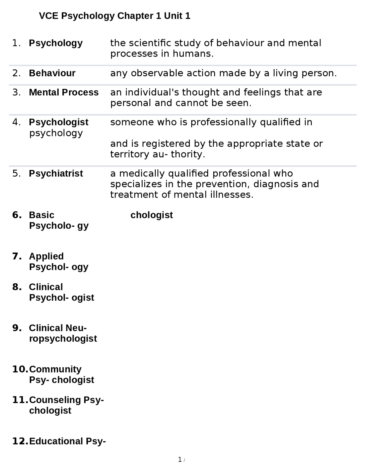 Introduction to Psychology: Exploring Behavior and Mental Processes ...