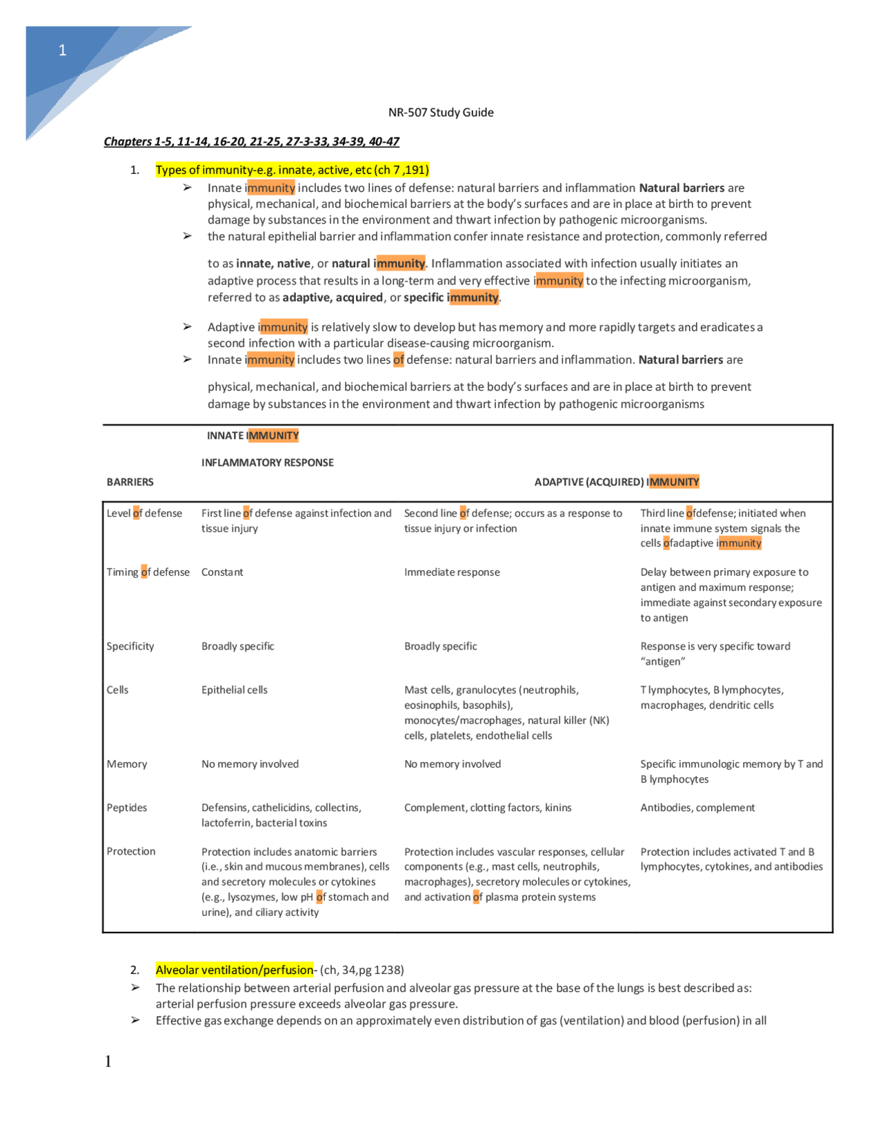 The Immune System: Barriers, Innate Immunity, and Adaptive Immunity ...