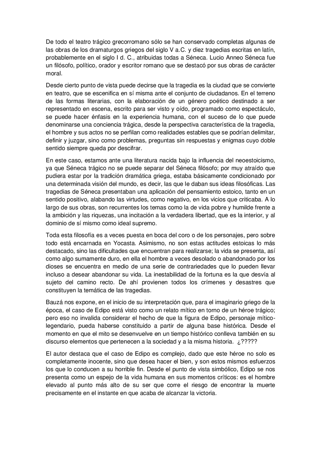 La tragedia de Edipo: un análisis de la condición humana en la obra de ...
