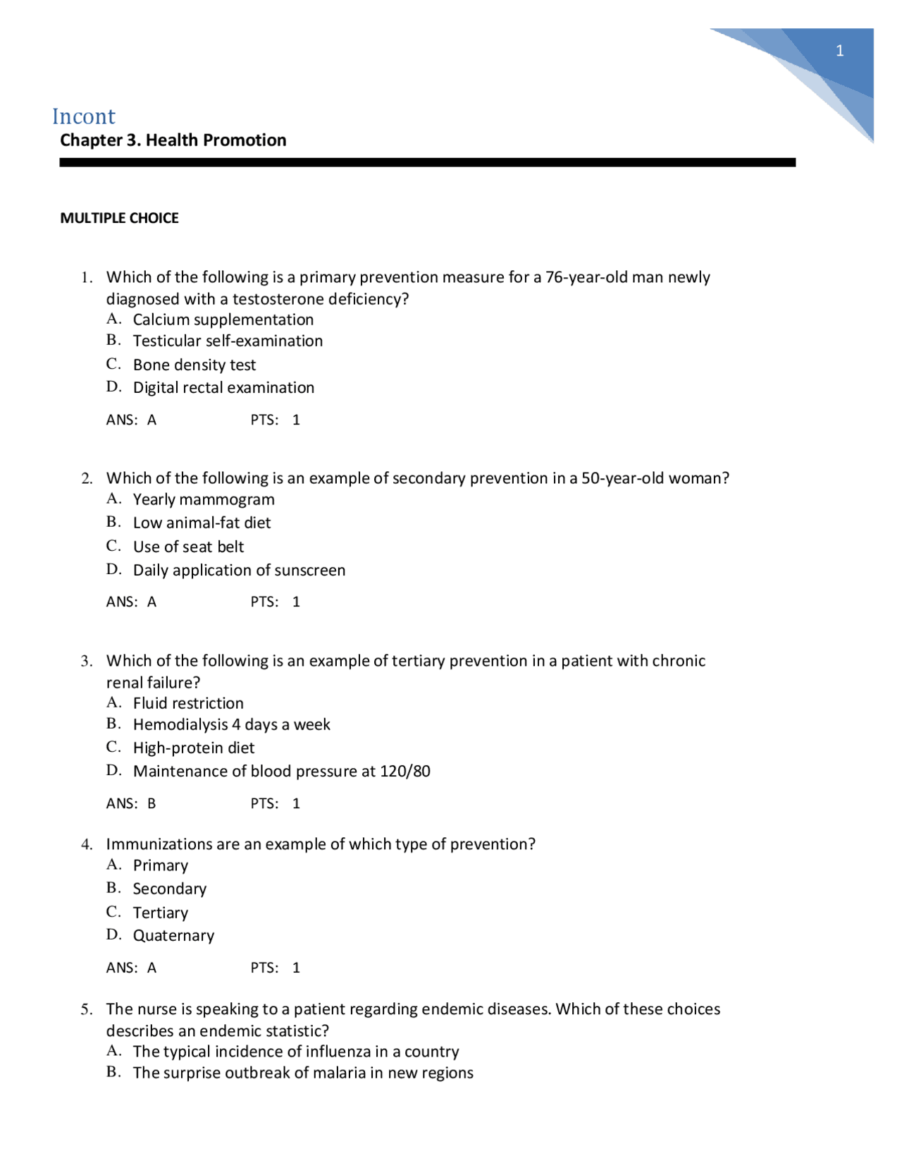 Practice Guidelines for Healthcare Professionals | Exams Nursing | Docsity