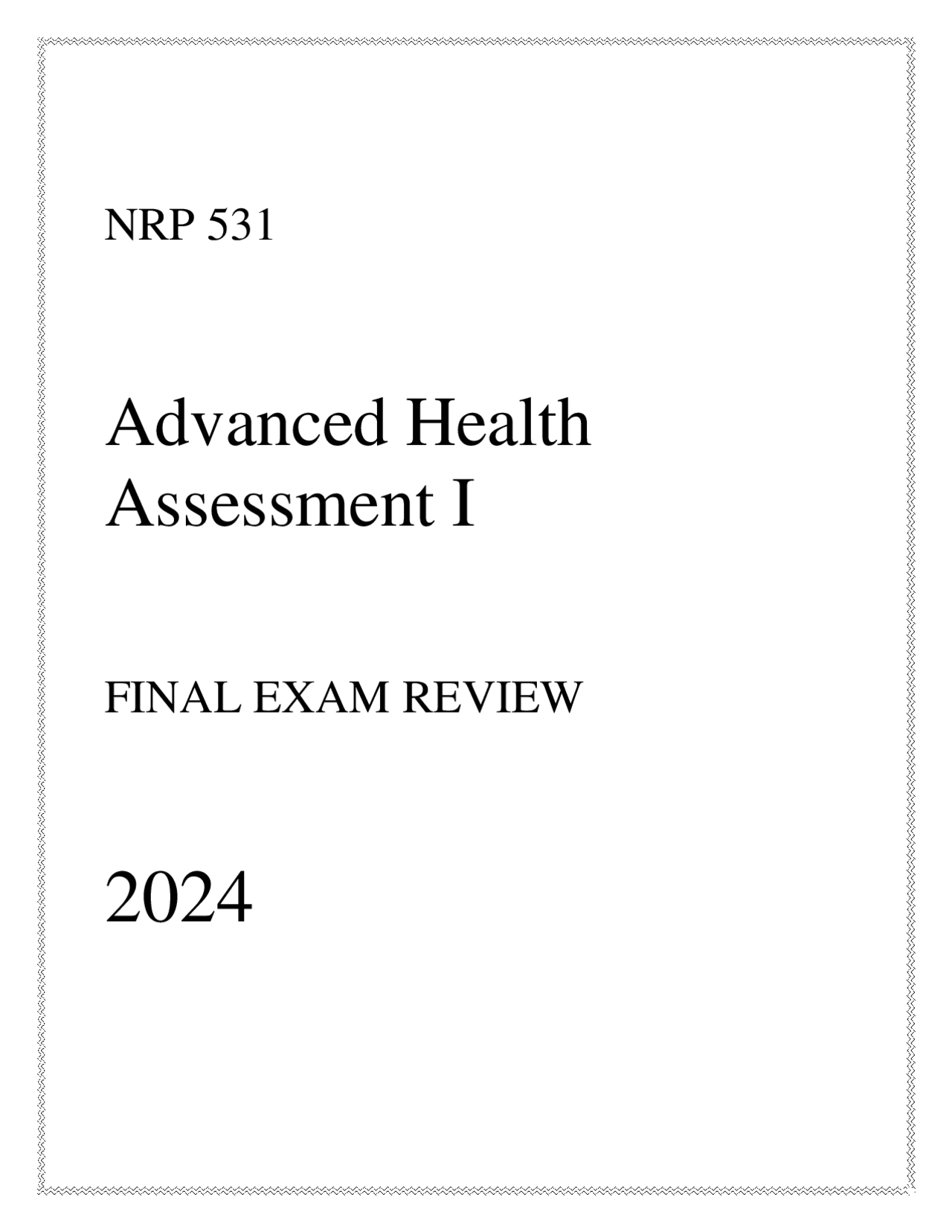 Clinical Assessment Techniques and Findings | Exams Nursing | Docsity