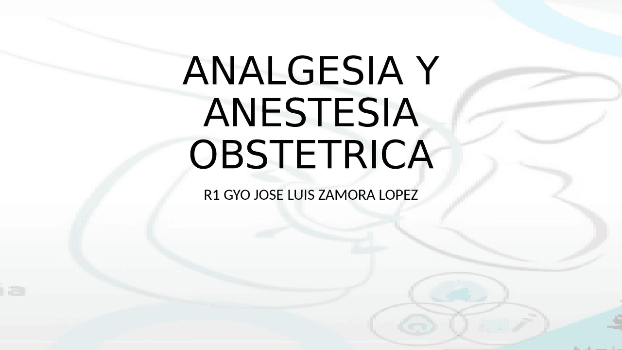 BLOQUEO PARACERVICAL | Diapositivas de Ginecología | Docsity