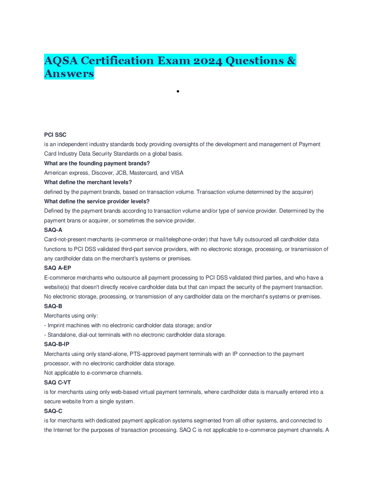 PCI DSS Compliance and Payment Processing Workflows | Study Guides ...