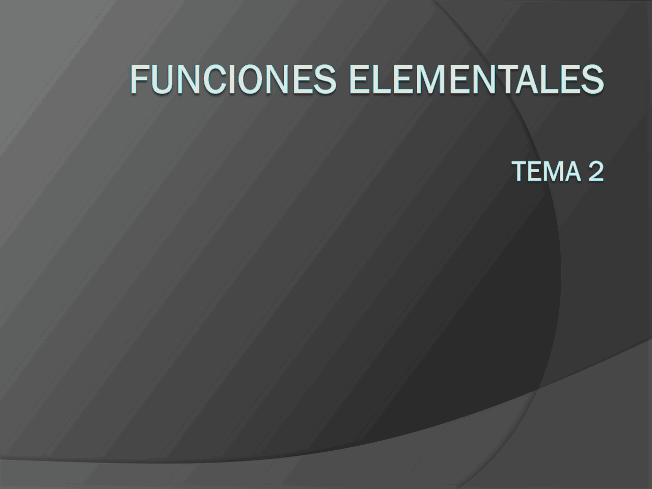 Funciones elementales: variables y funciones complejas | Diapositivas de Matemática Elemental ...