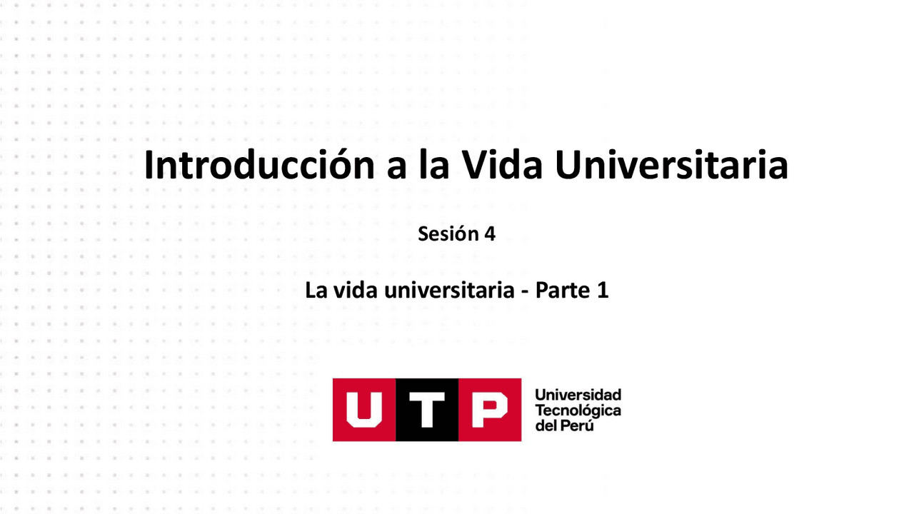 Guía de inicio universitario: Servicios y herramientas de la UTP ...
