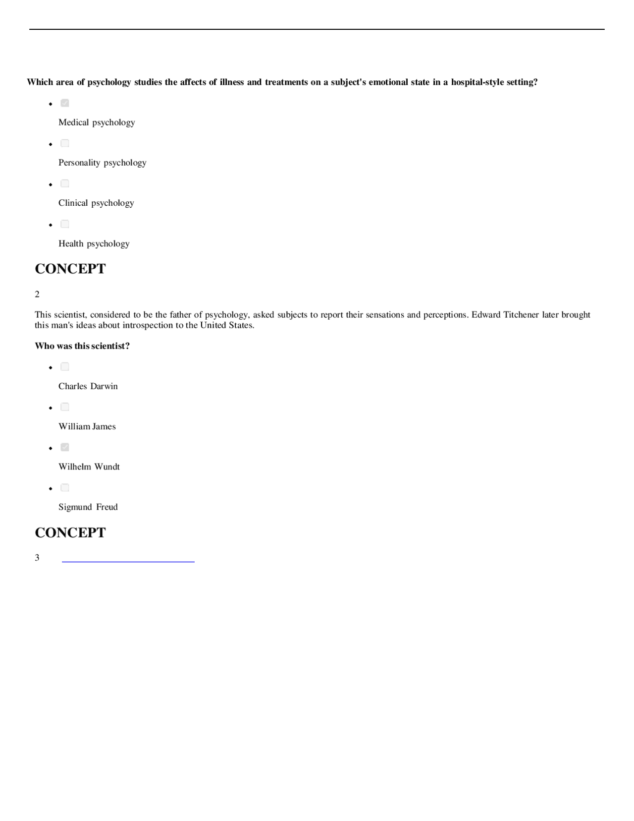 Introduction to Psychology Unit 1 Milestone 1. | Exams Psychology | Docsity