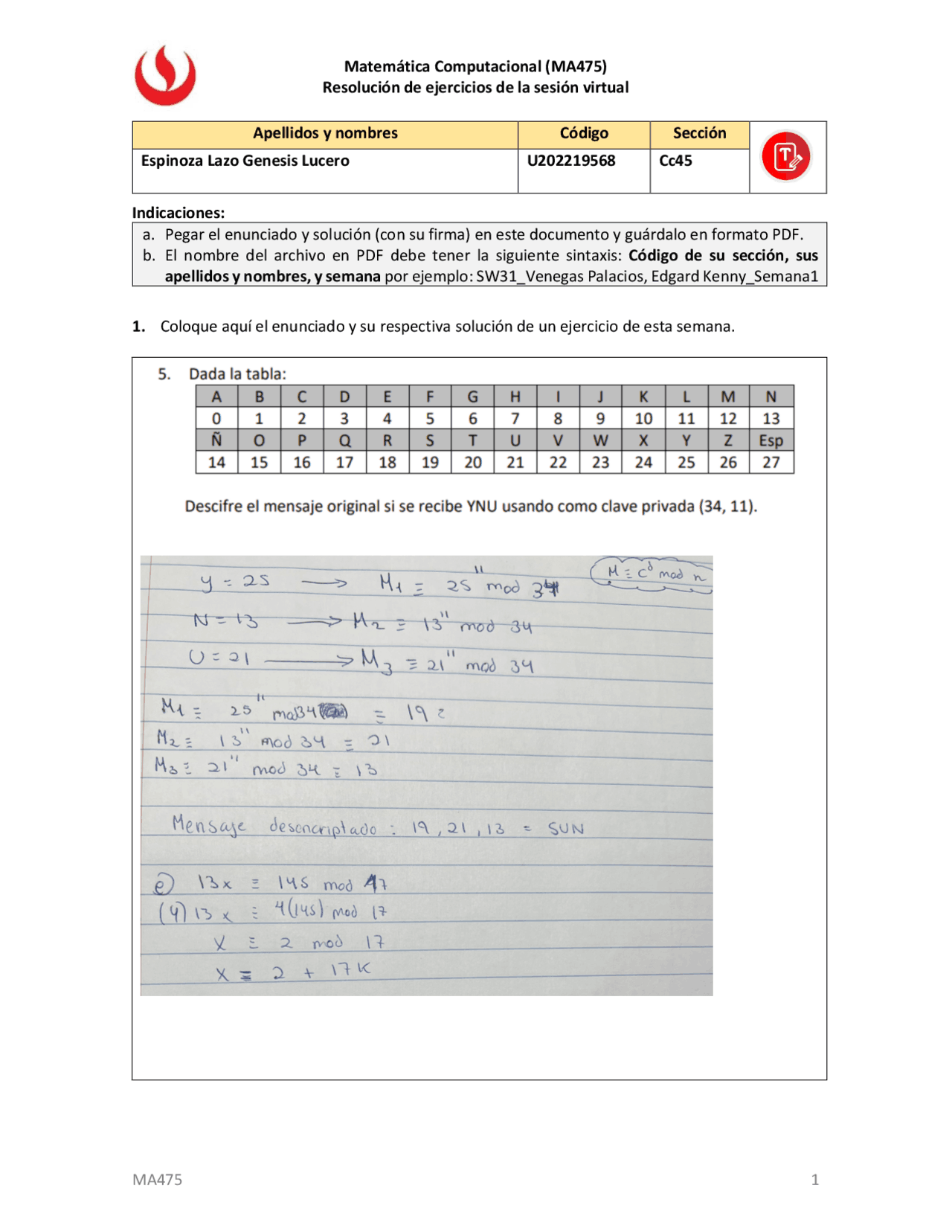 es el aaa3 de matematica computacional | Resúmenes de Matemática ...
