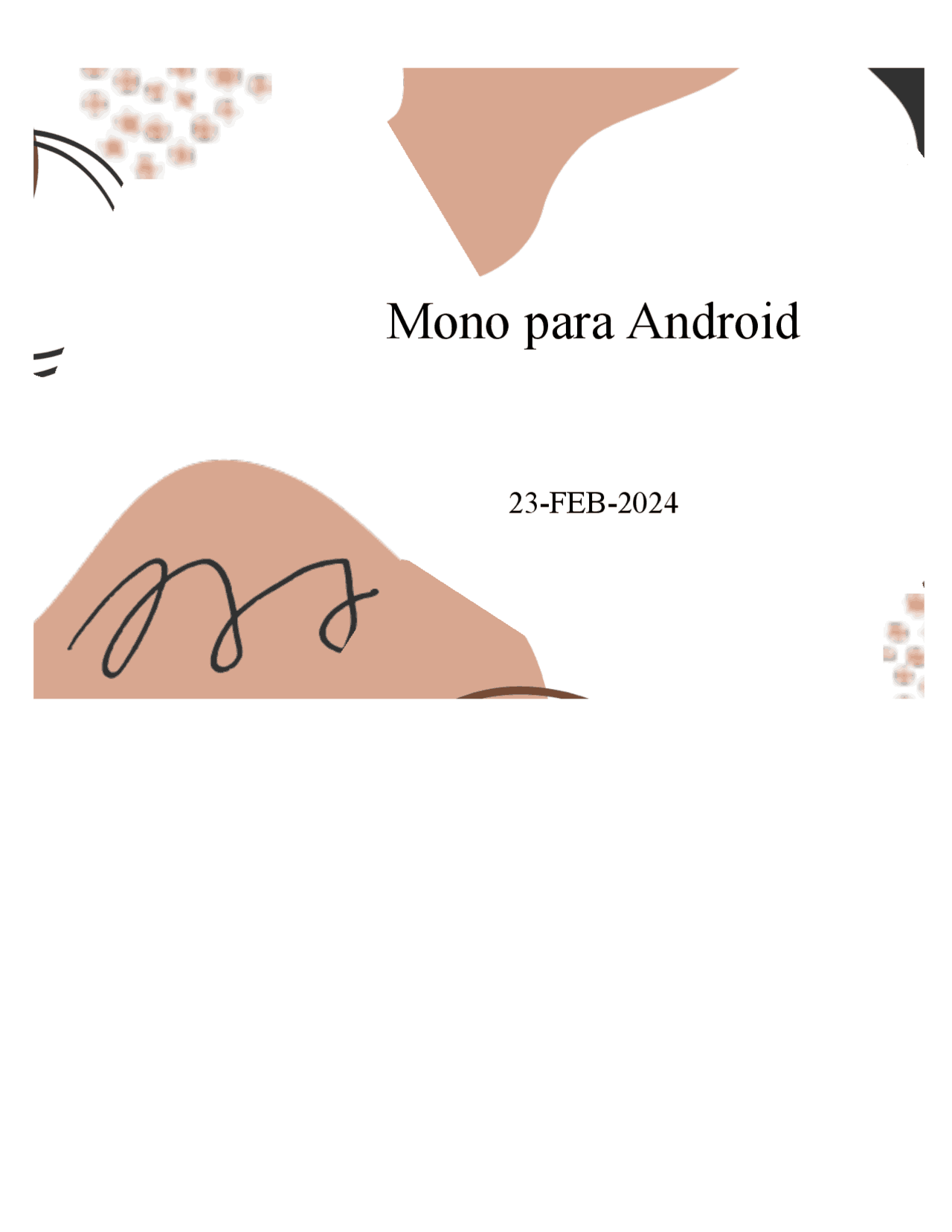 Mono para Android | Schemes and Mind Maps Latin | Docsity