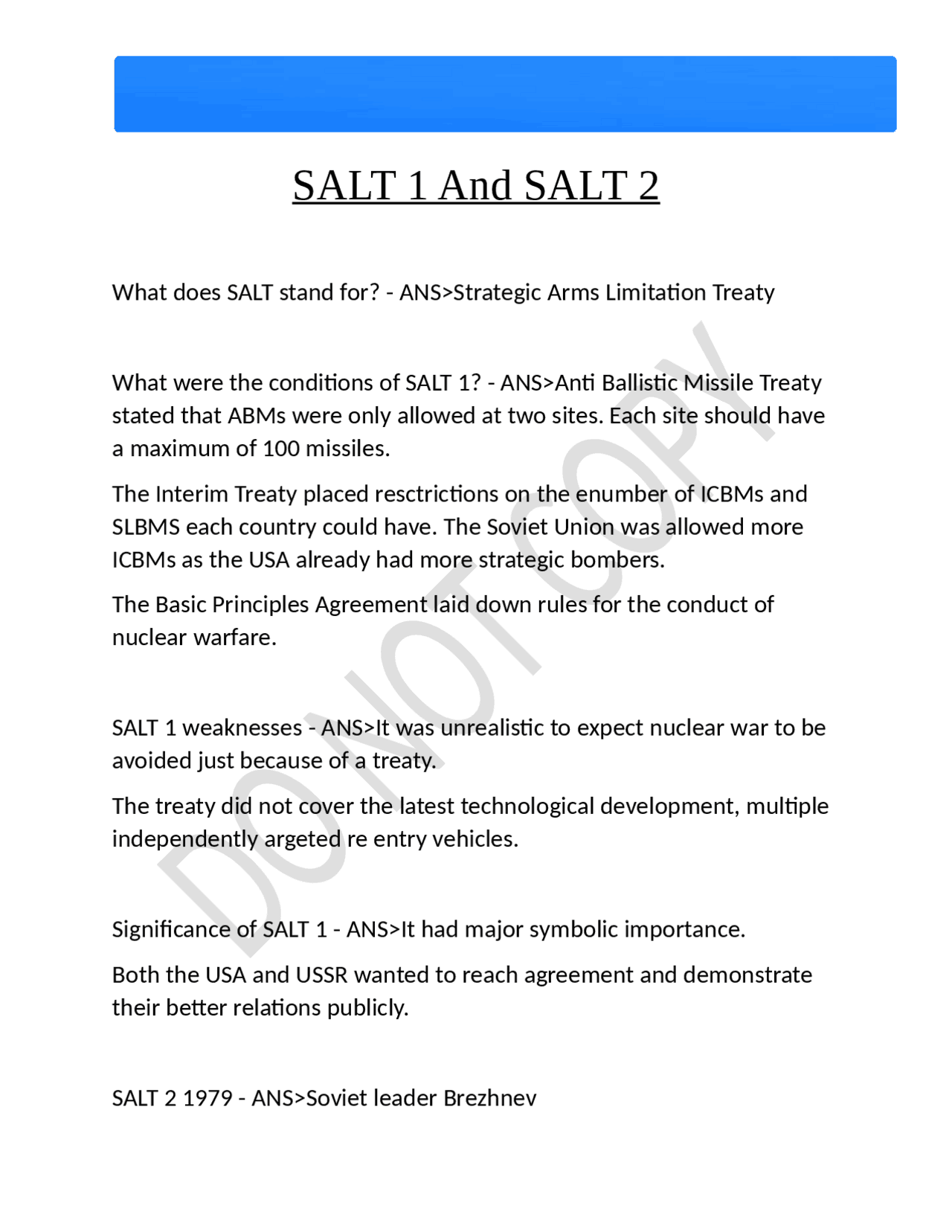 SALT 1 And SALT 2 2024/2025 Detailed Questions And Expert Answers ...
