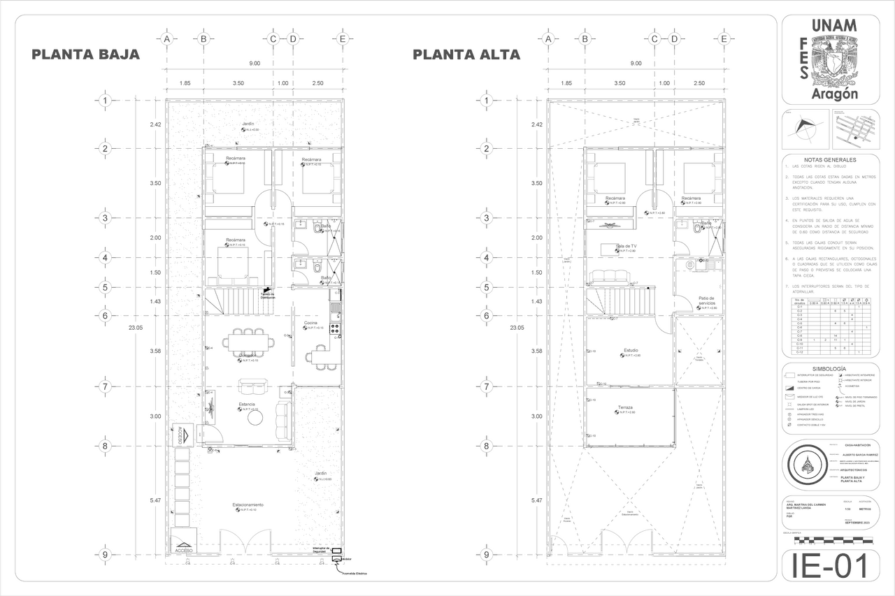 Plano Instalación Electrica | Guías, Proyectos, Investigaciones de Arquitectura | Docsity