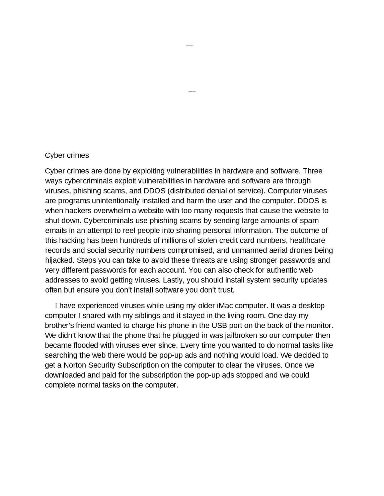 module-01-reflection-blog-cybersecurity-threats.docx | Cheat Sheet ...