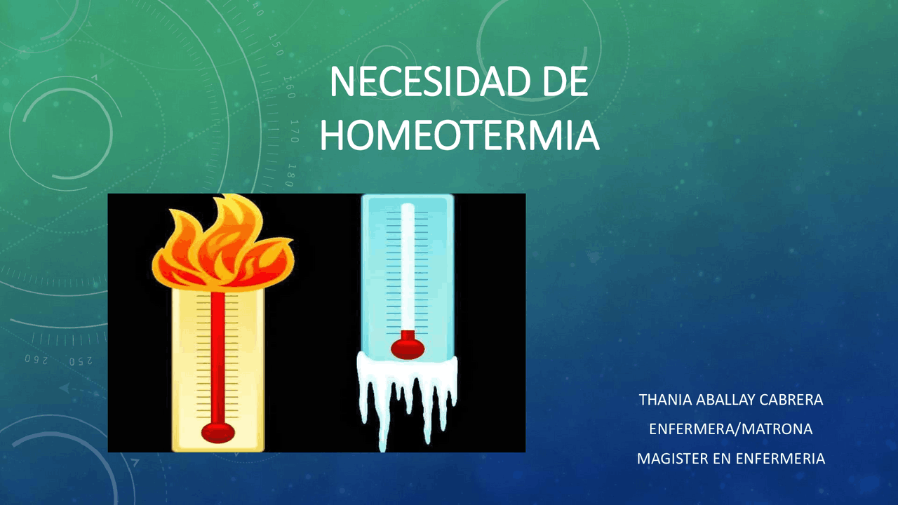 Homeotermia: Un análisis de la termorregulación y la fiebre | Apuntes ...