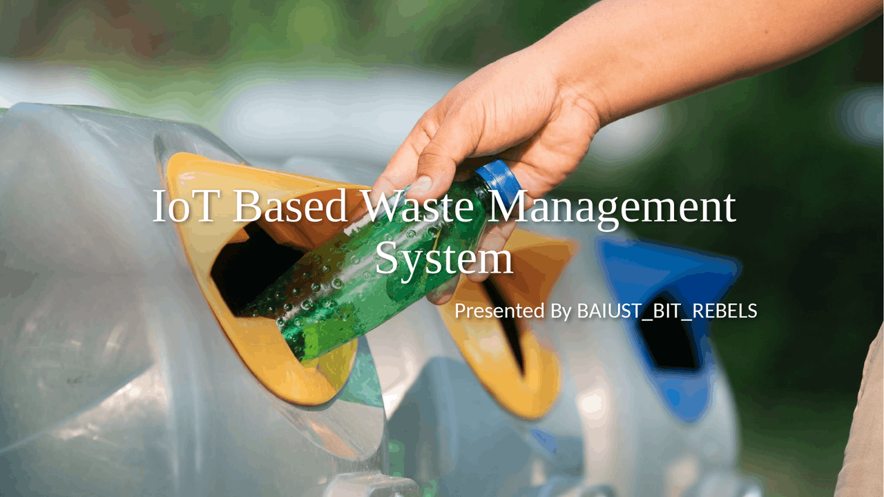 IoT-Based Waste Management System for Smart Cities in Bangladesh - Prof ...