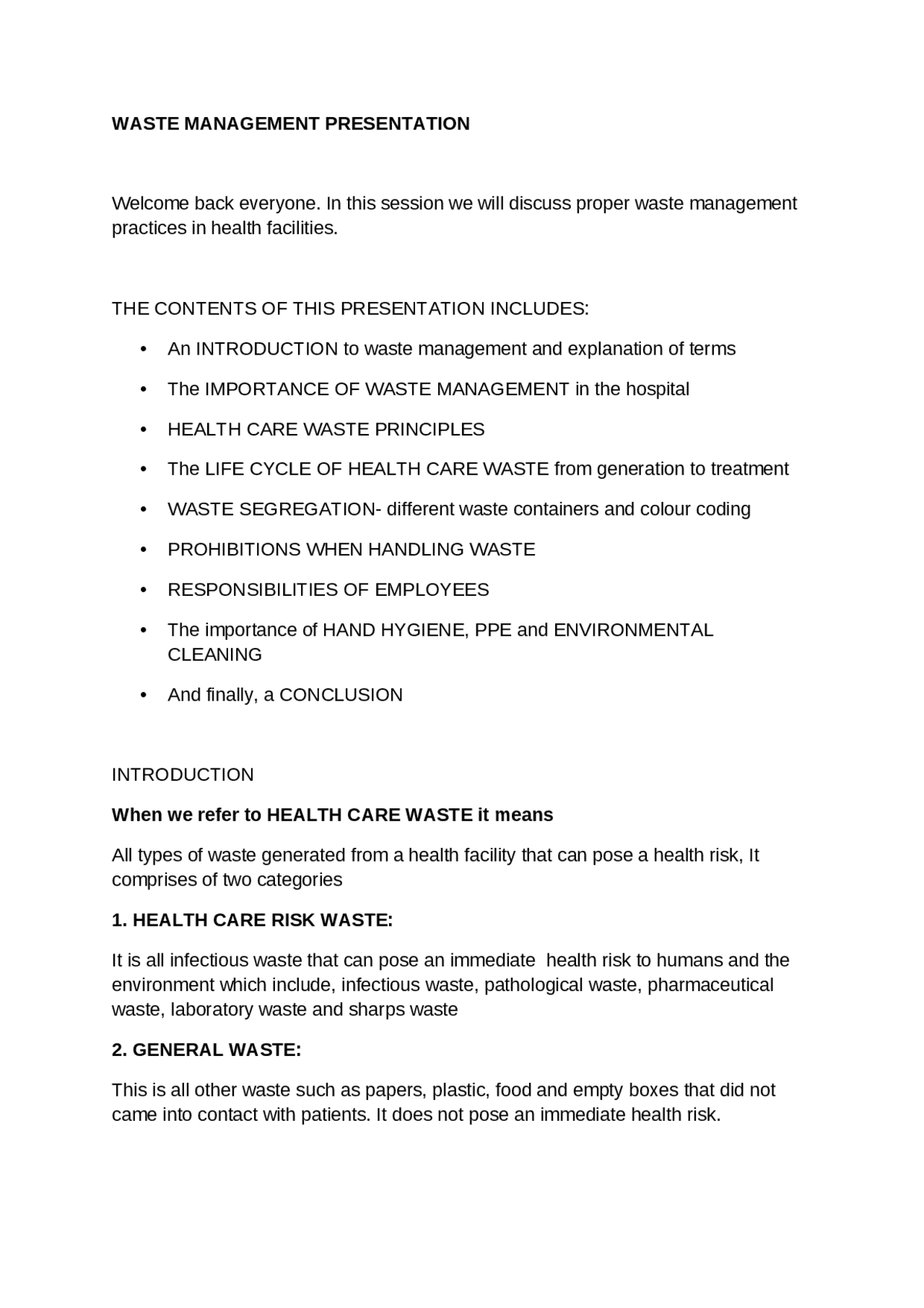 Waste management- everything you need to know. | Study Guides, Projects ...