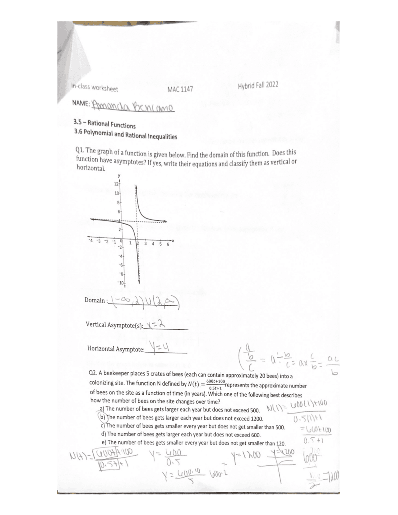 Calculus 1 lecture notes | Study notes Calculus | Docsity
