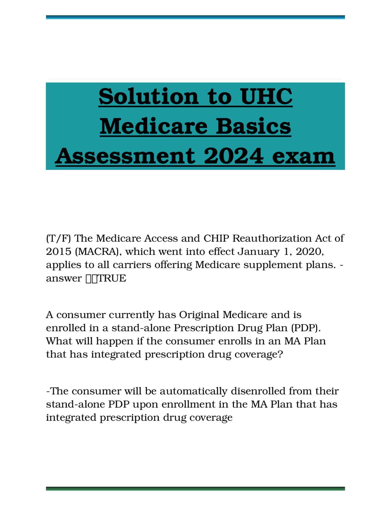 Medicare Basics: Understanding Medicare Plans and Coverage | Exams ...
