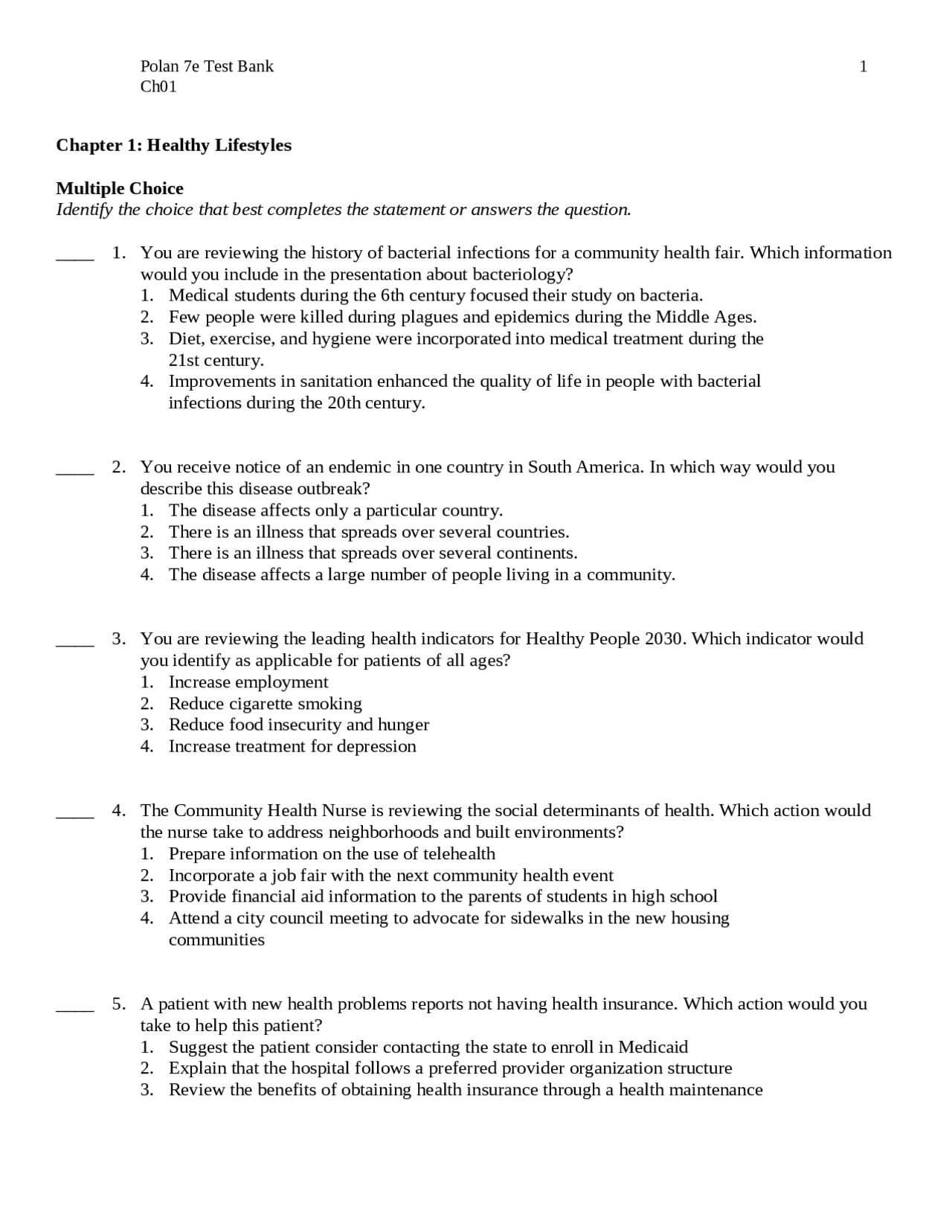 Test Bank Journey Across the Life Span Human Development and Health ...