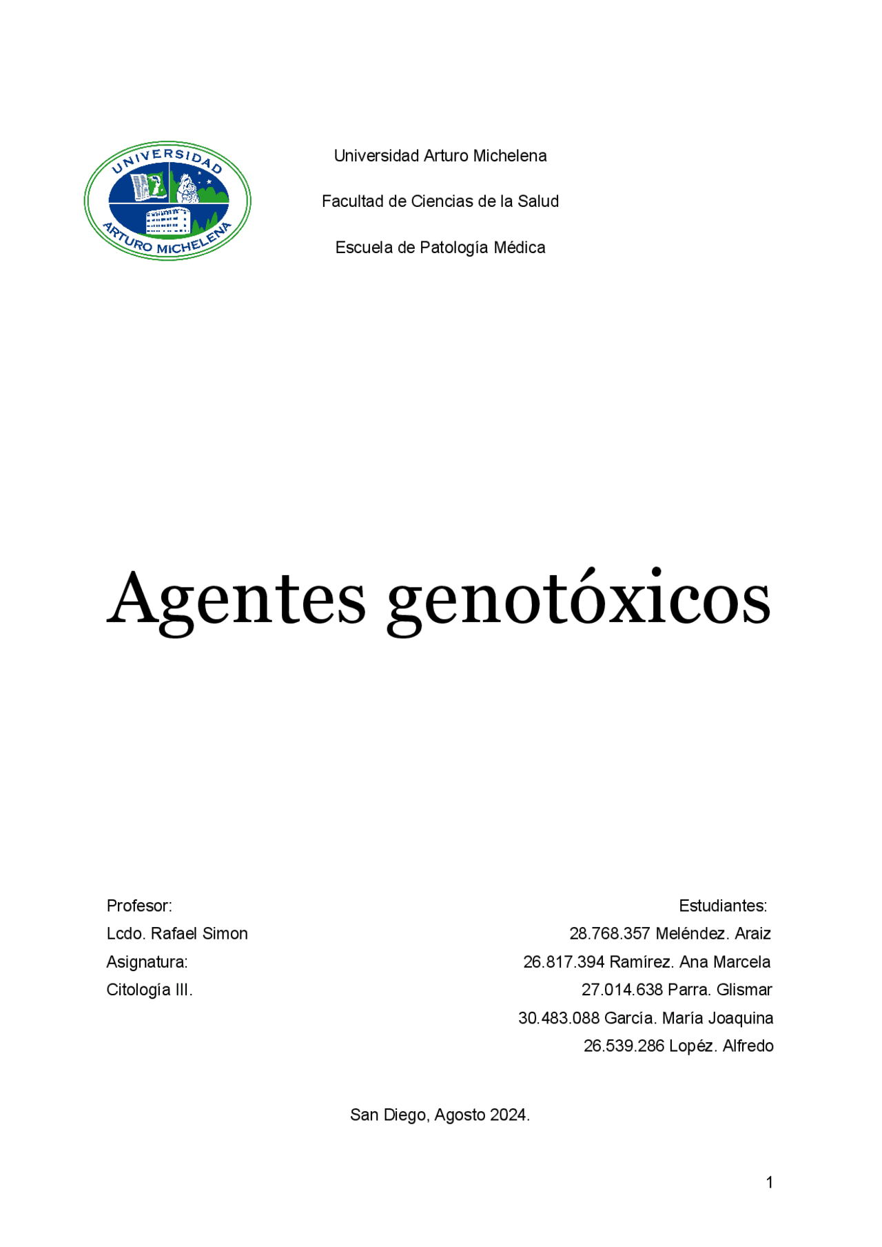 AGENTES GENOTÓXICOS. | Guías, Proyectos, Investigaciones de Citología ...