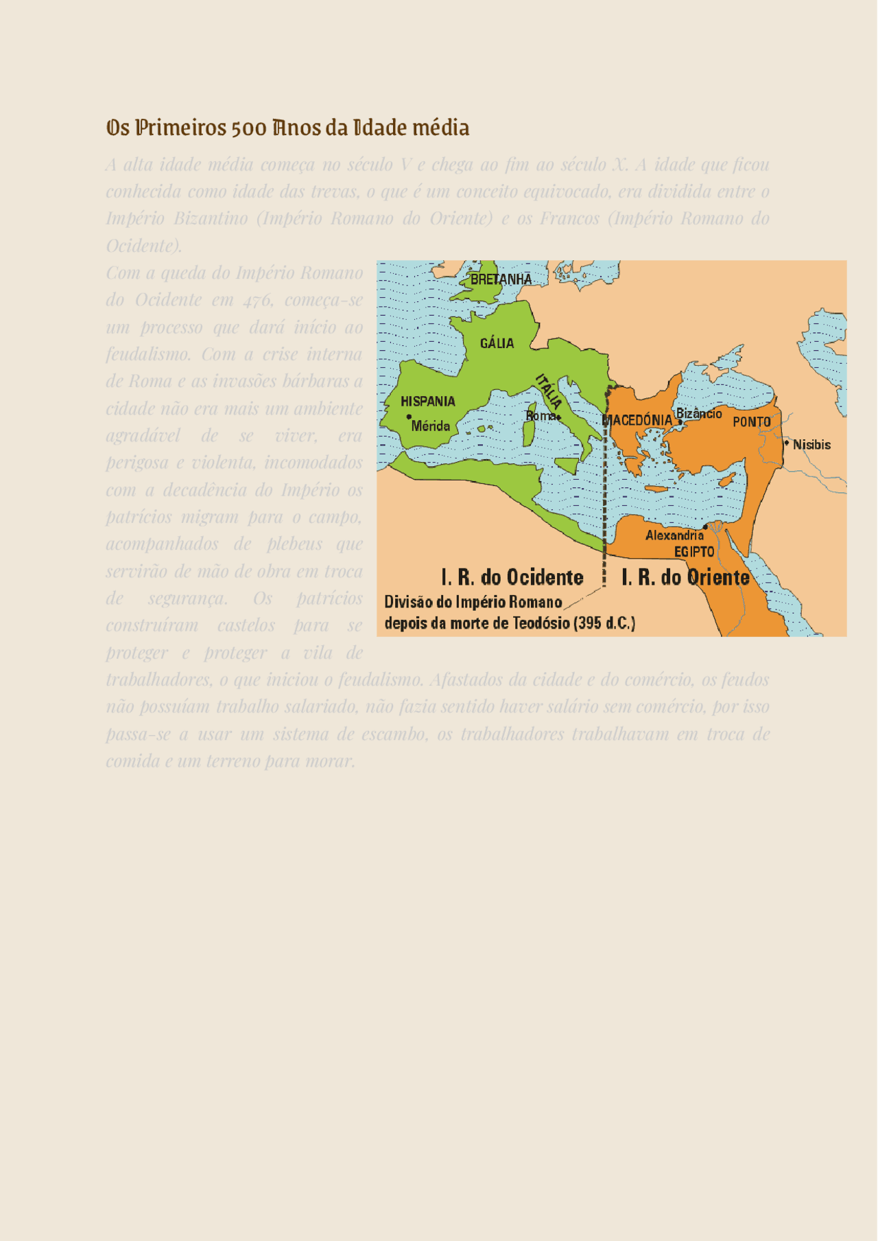 Idade Média - Contexto, Mapas, Conceitos, Conflitos e etc... | Notas de ...