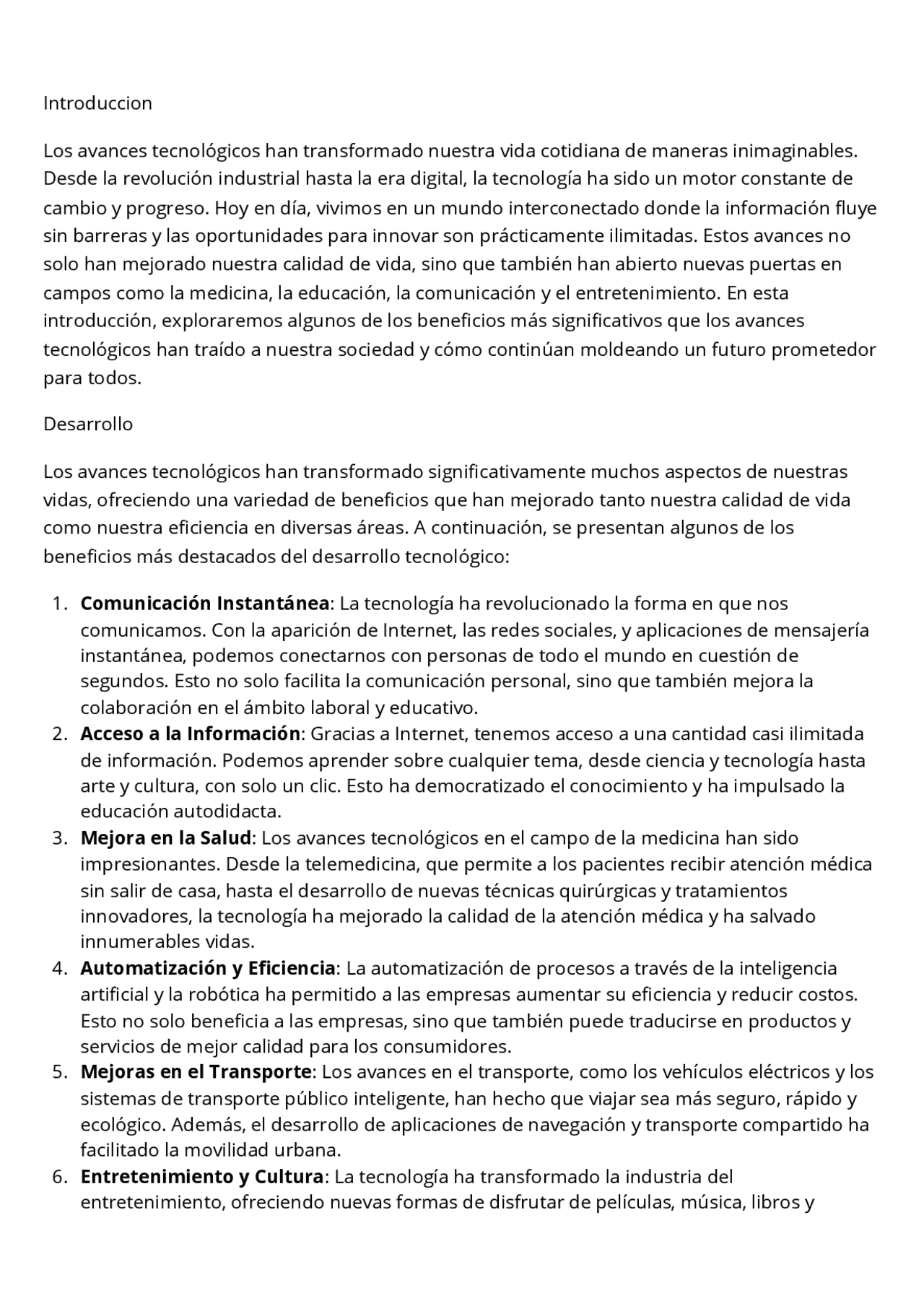Los avances tecnológicos que aportan soluciones a los problemáticas en las en la sociedad ...