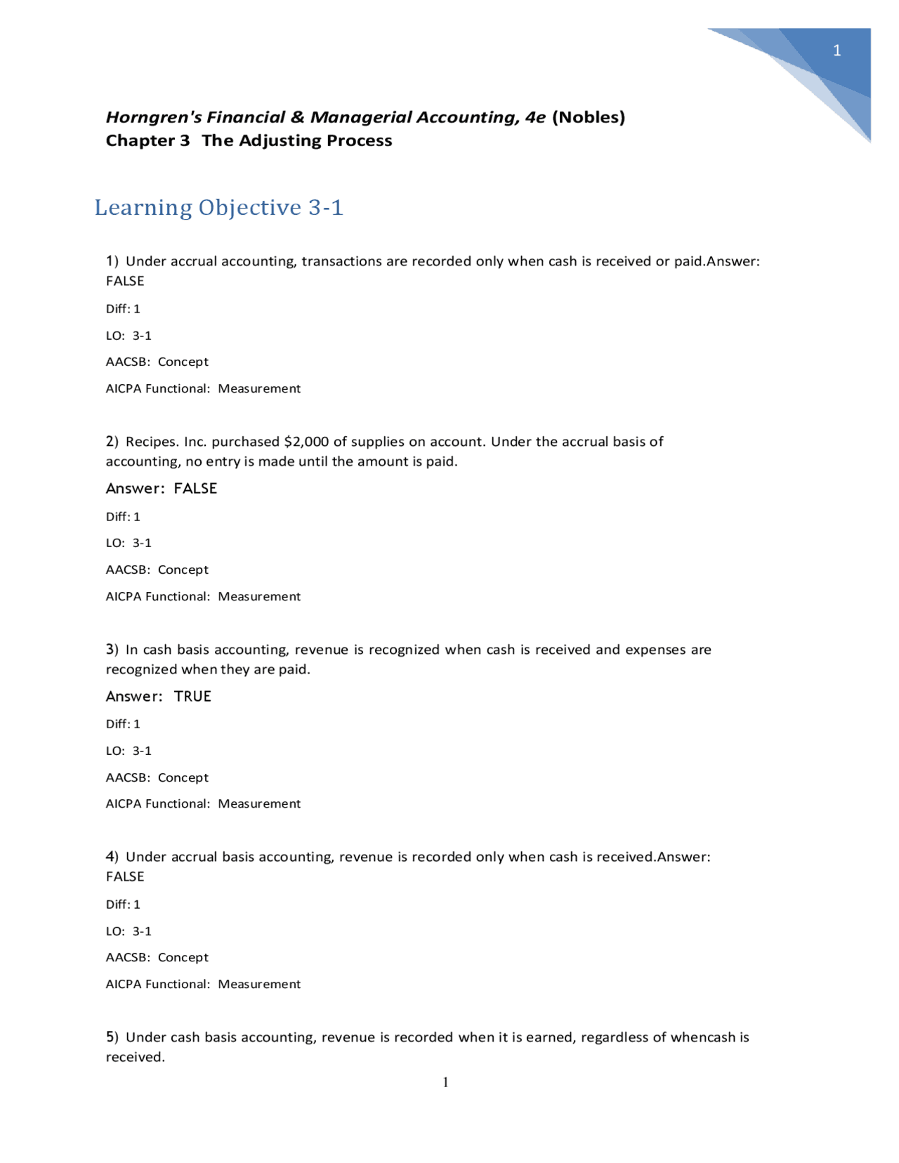 ECON 121 Horngren's Financial & Managerial Accounting, 4e (Nobles ...