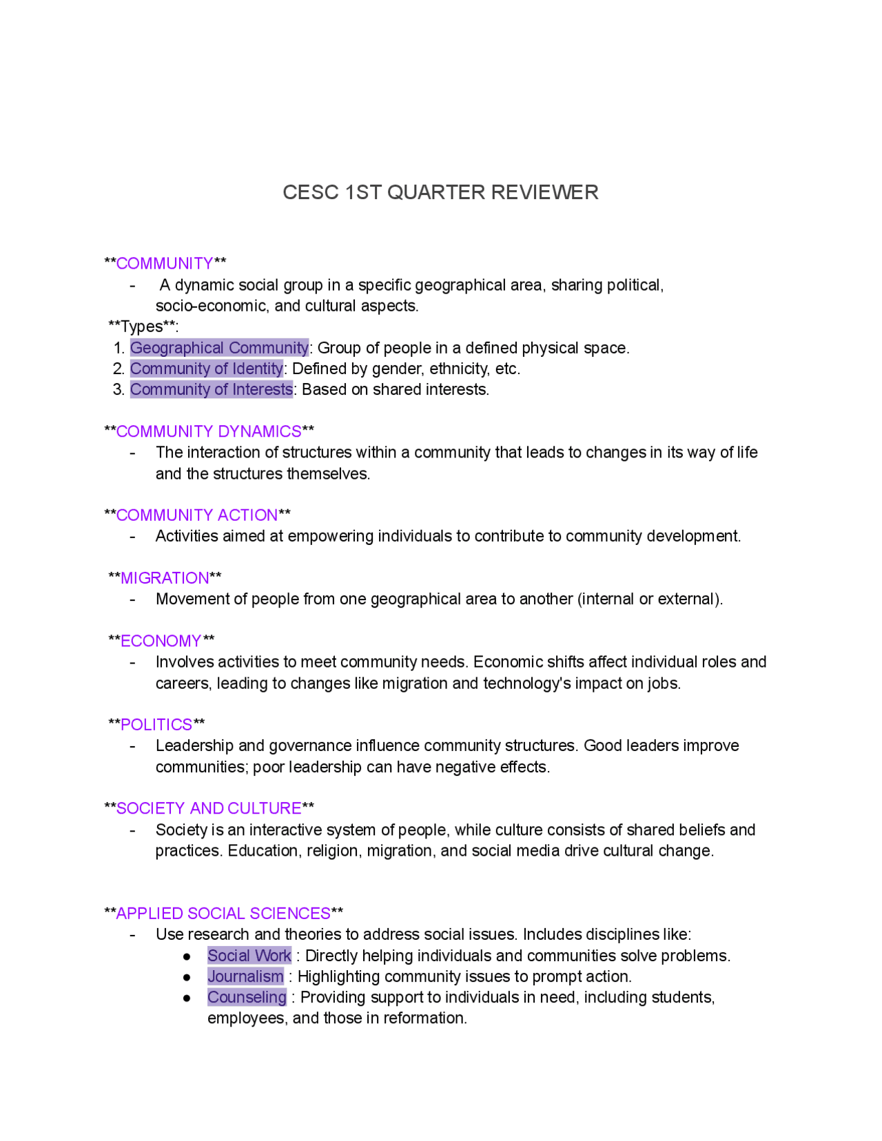 Community Dynamics: A Comprehensive Overview of Social, Economic, and ...