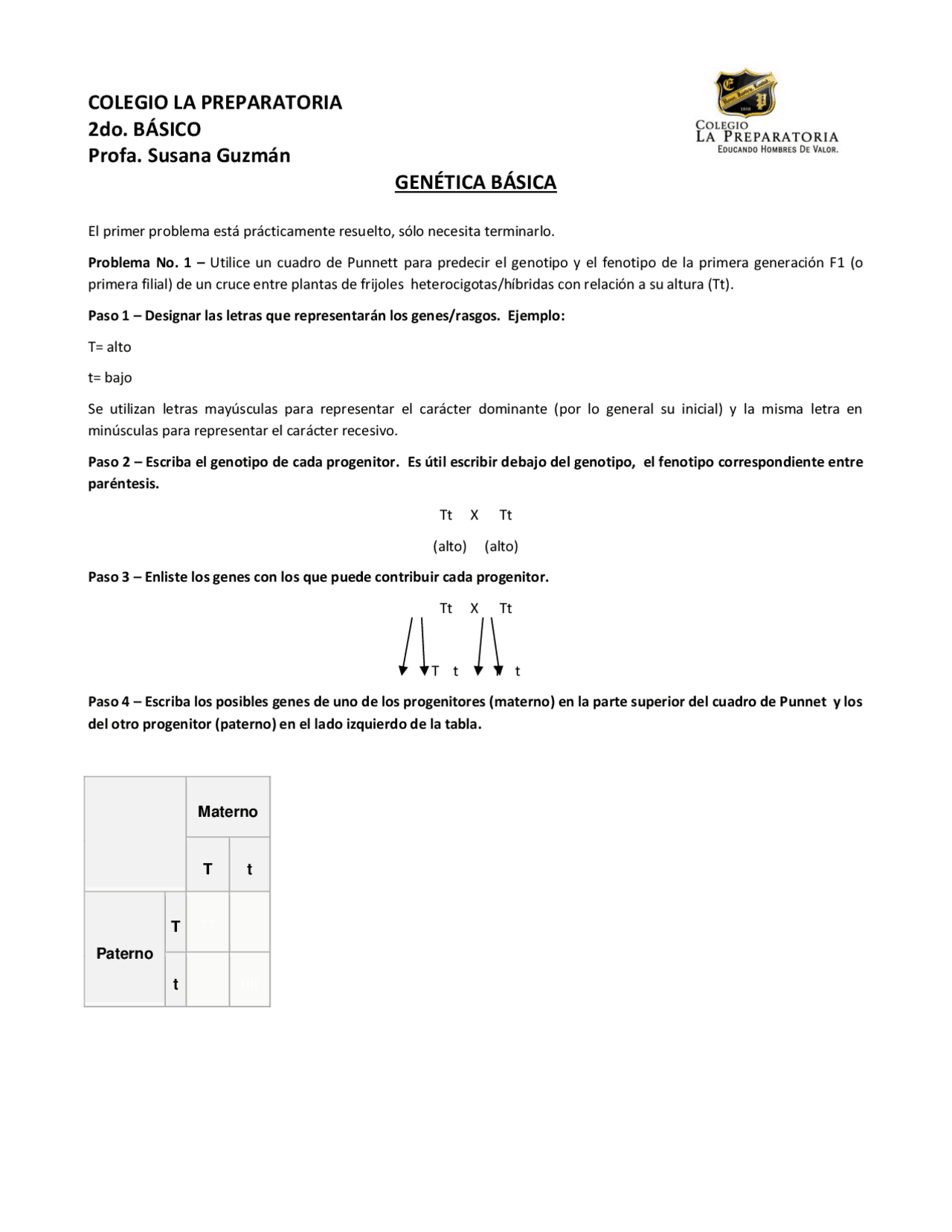 Basic Genetic Problems Cheat Sheet Private Law Docsity
